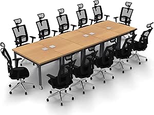 Amazon.com: 12 Person Conference Tables Meeting Seminar Model 6431 5pc ...