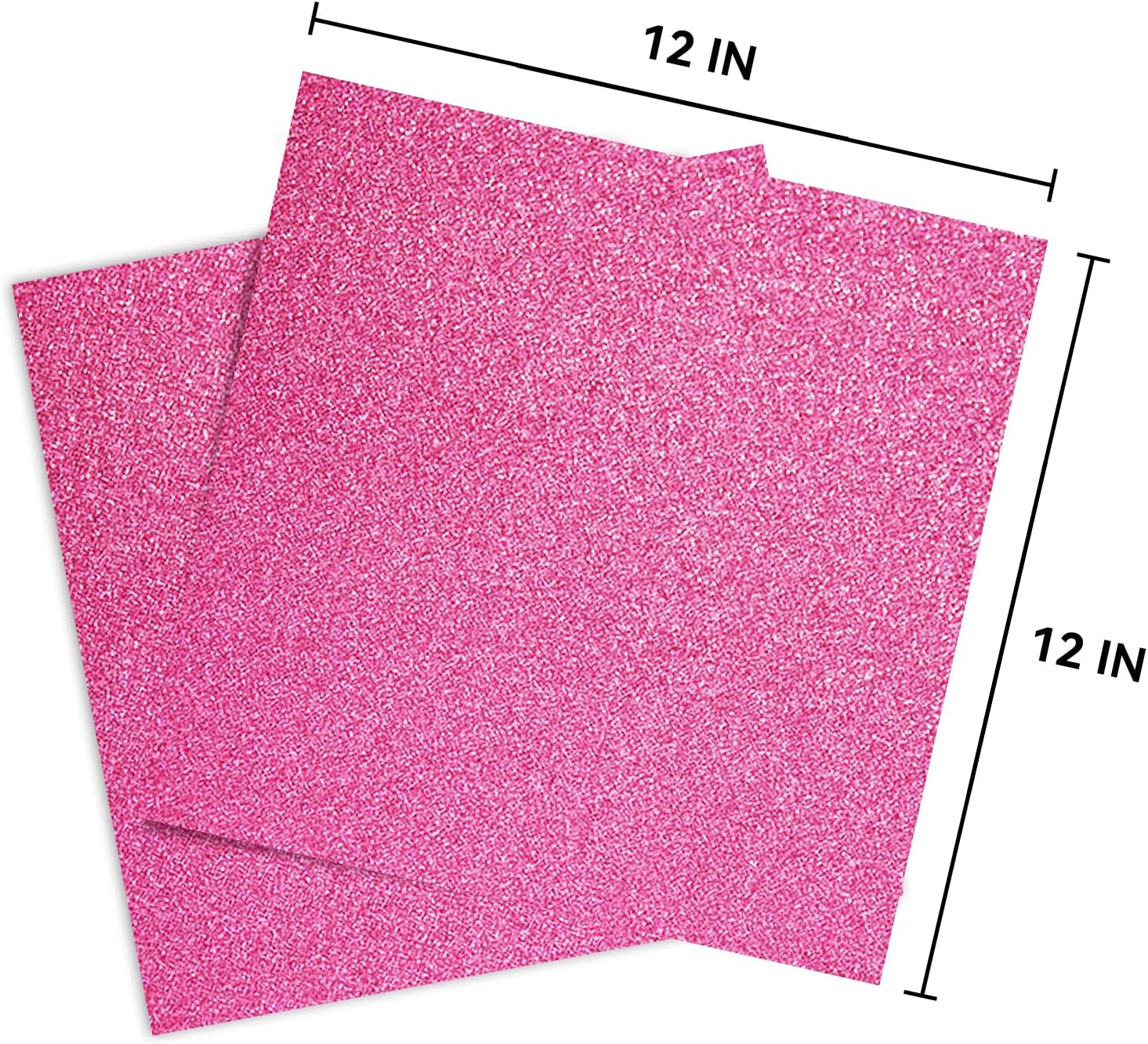 Cartulina rosa con purpurina de 12 x 12 pulgadas, papel para Cricut ...