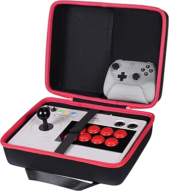 Amazon.com: co2CREA Carcasa rígida compatible con 8Bitdo Arcade Stick ...