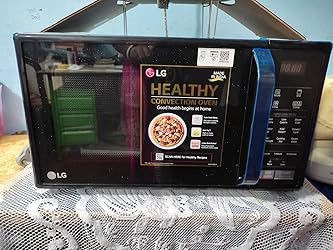 LG 21 L Convection Microwave Oven (MC2146BV, Black, With Heathplus menu ...