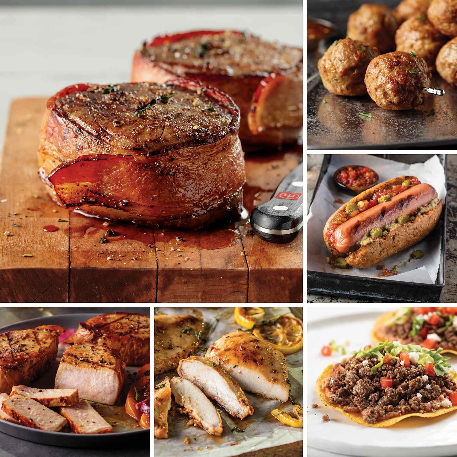 Buy Deluxe Filet Mignon Dinner from Omaha Steaks (Bacon-Wrapped Filet ...