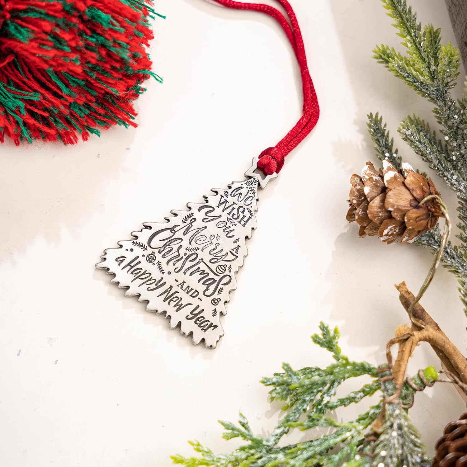 Amazon.com: Topadorn Pewter Ornament Solid Vintage Metal Decoration ...