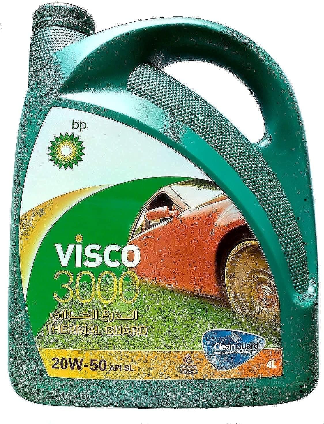 BP Visco 3000 Thermal Guard 20w50 Engine Oil,4L: Buy Online at Best ...