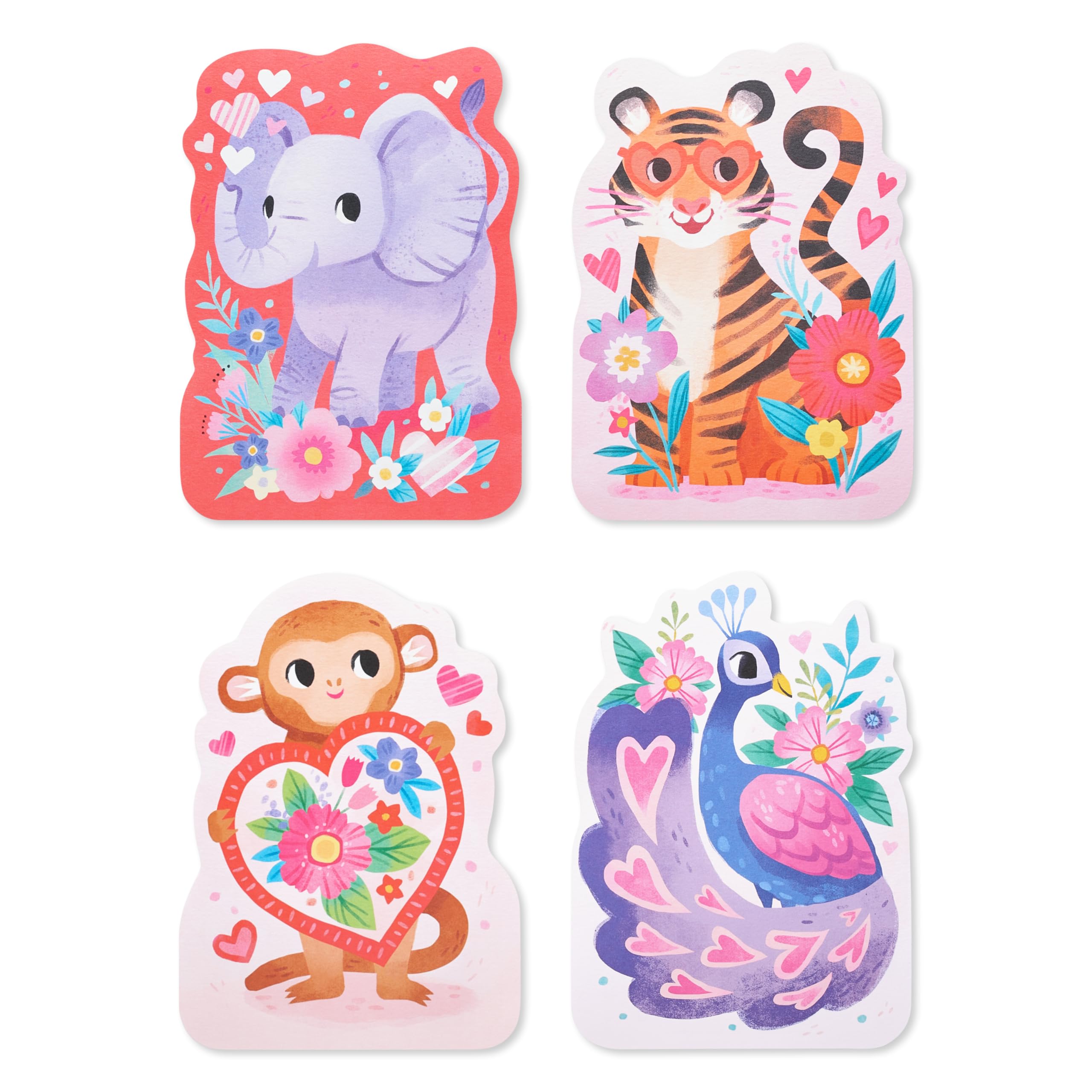 Amazon.com : Papyrus Blank Valentines Day Cards (5x7) and Stickers for ...