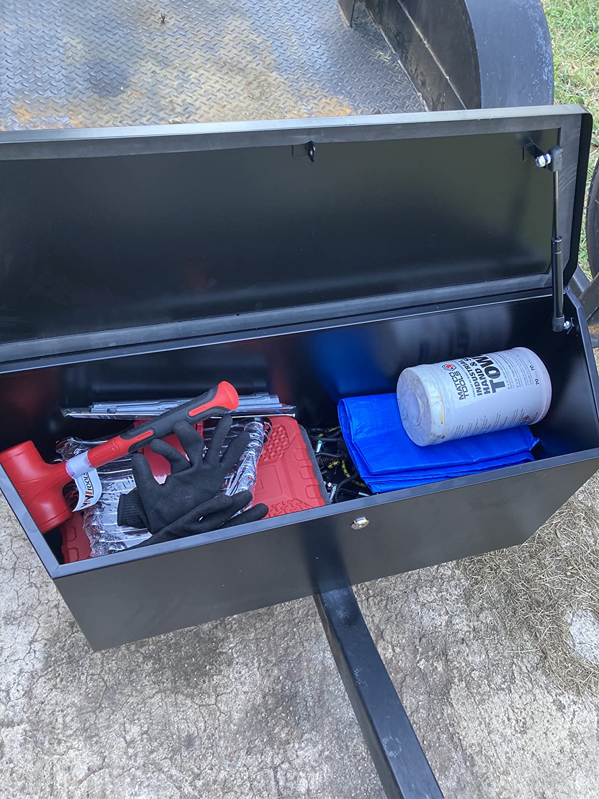 $27/mo - Finance WEIZE Trailer Tongue Box, 2.31cu.ft. Trailer Tool Box ...