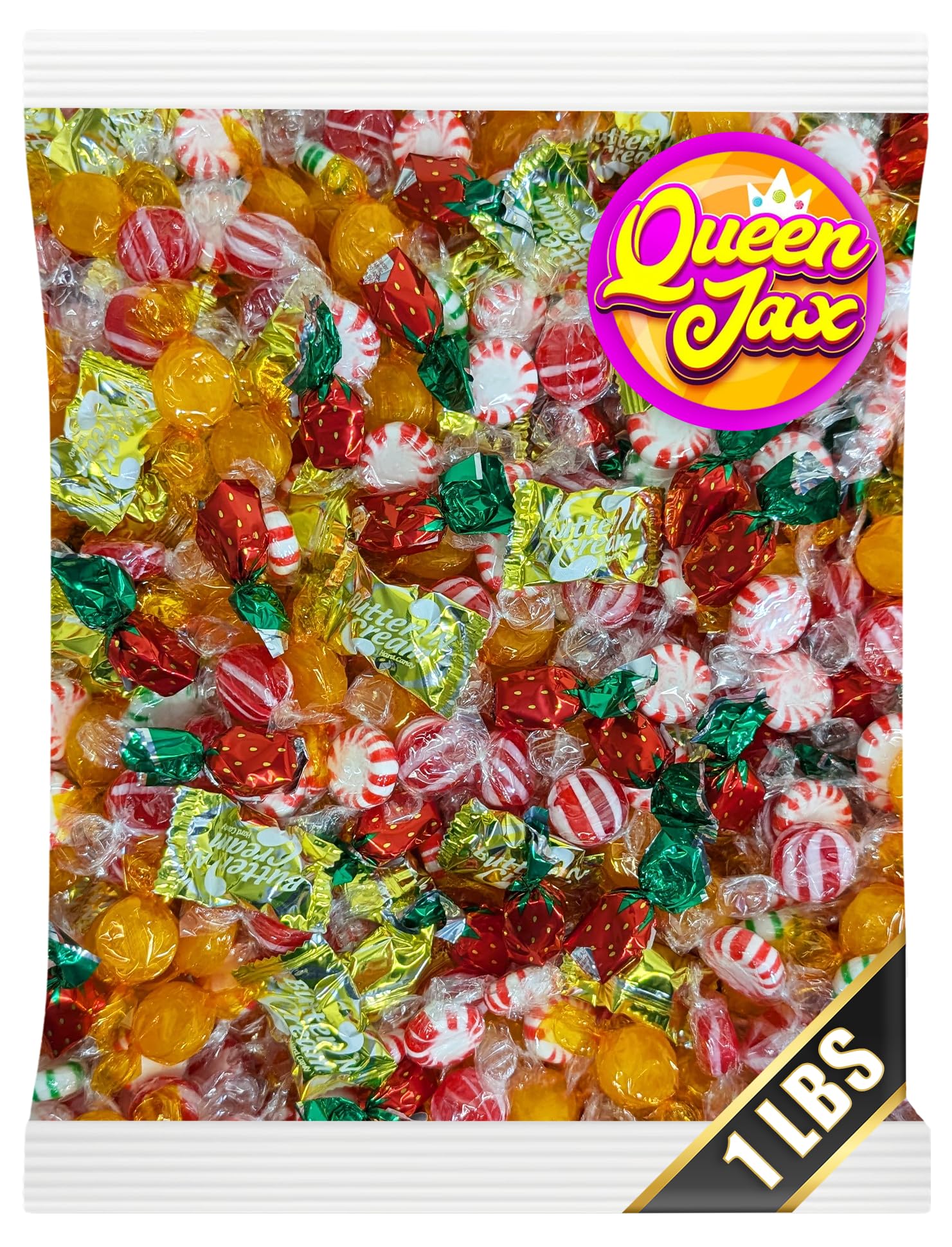 Amazon.com : Bulk Hard Candy Individually Wrapped - 1 lb Hard Candy Mix ...