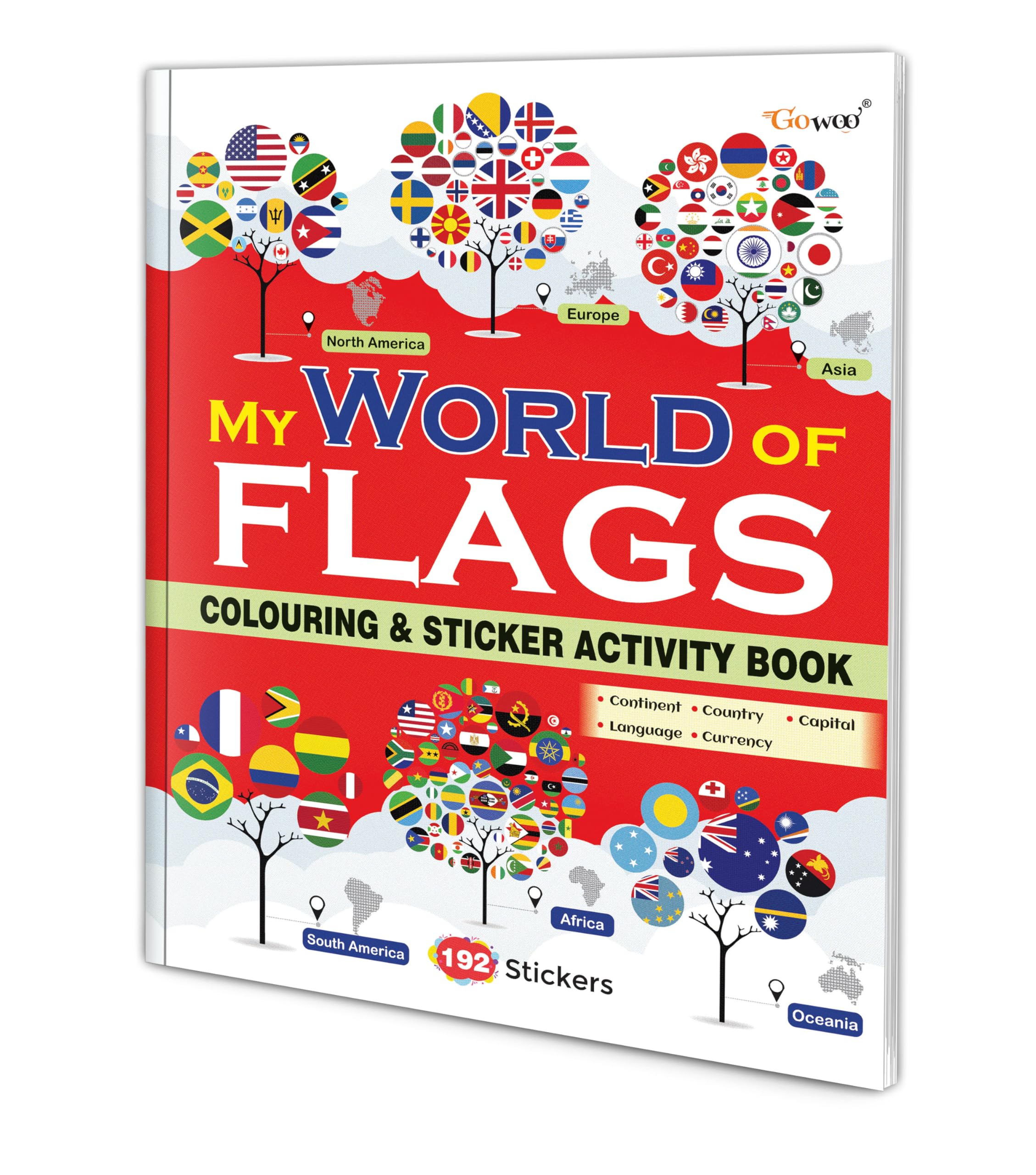 Buy My World of Flags (Sticker Colouring Activity Book) : My Picture ...