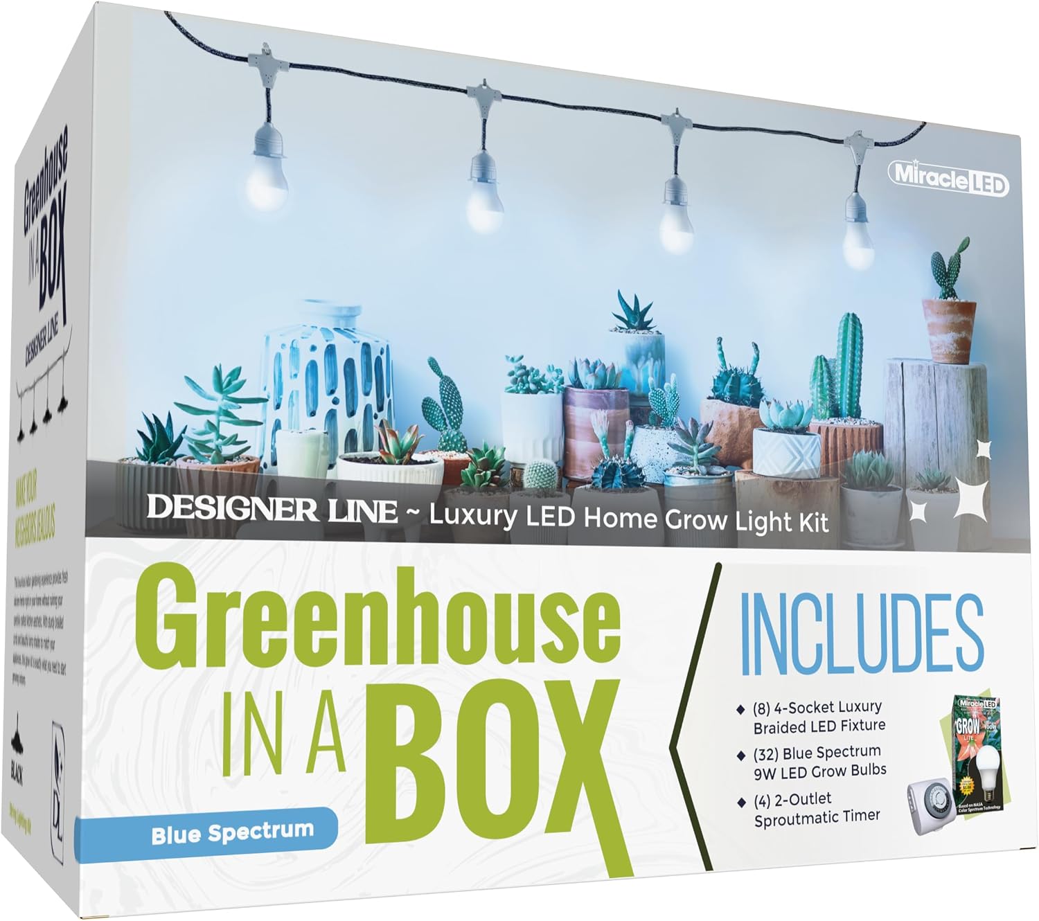 Amazon.com: Miracle LED Greenhouse in a Box Designer Line Indoor Grow ...