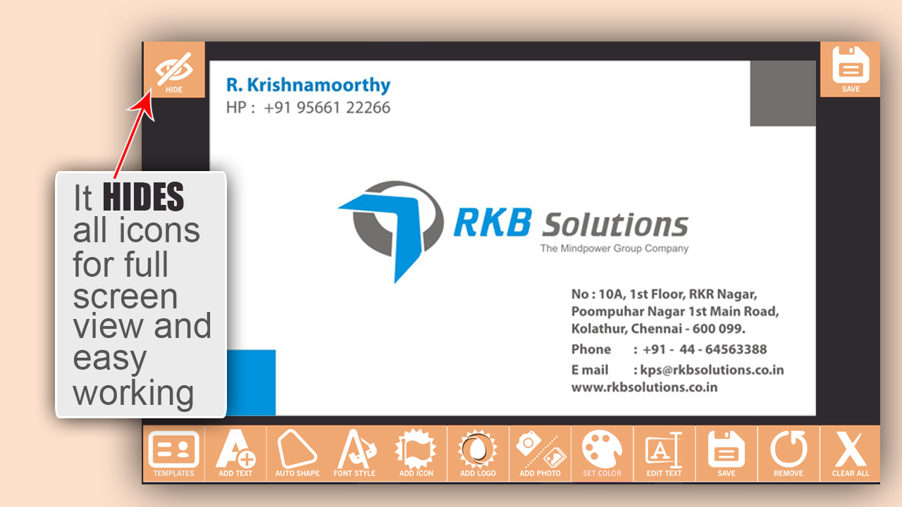 Visiting Card Maker:Amazon.com:Appstore for Android