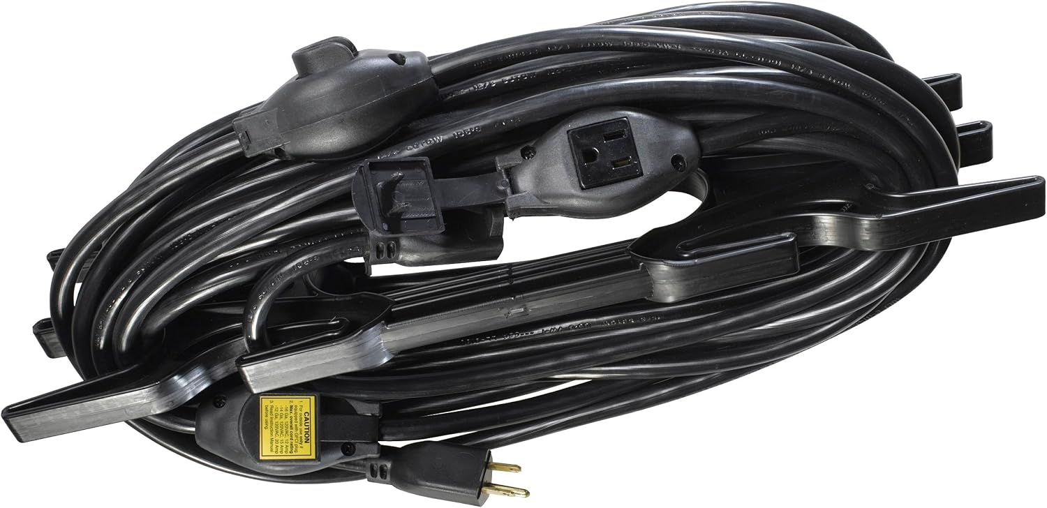Amazon.com: Stage Ninja Musician's Extension Stringer Cord 50', 12 GA ...