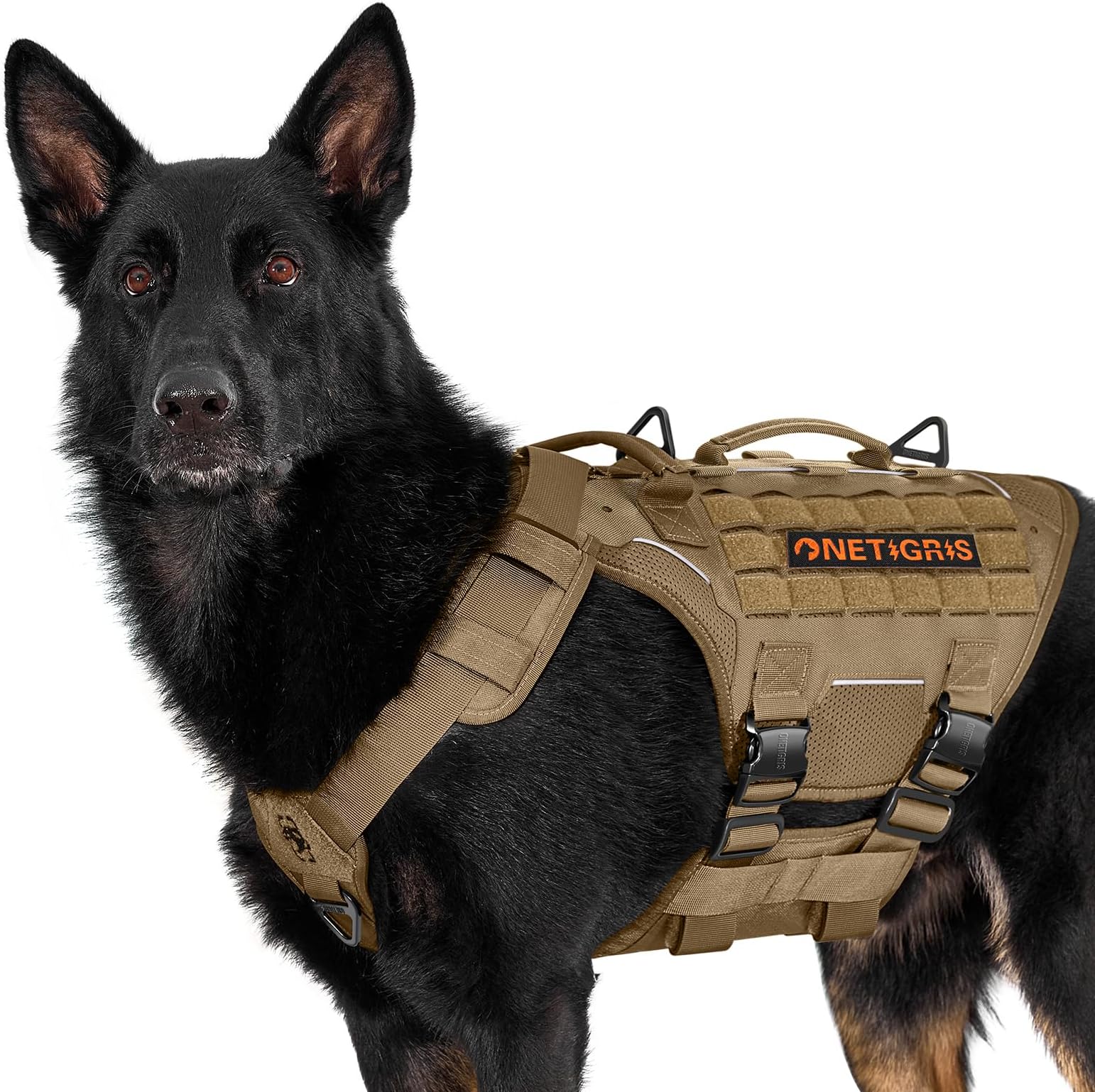 Amazon.com : OneTigris Dog Harness for Large Dogs, Tactical Dog Vest ...