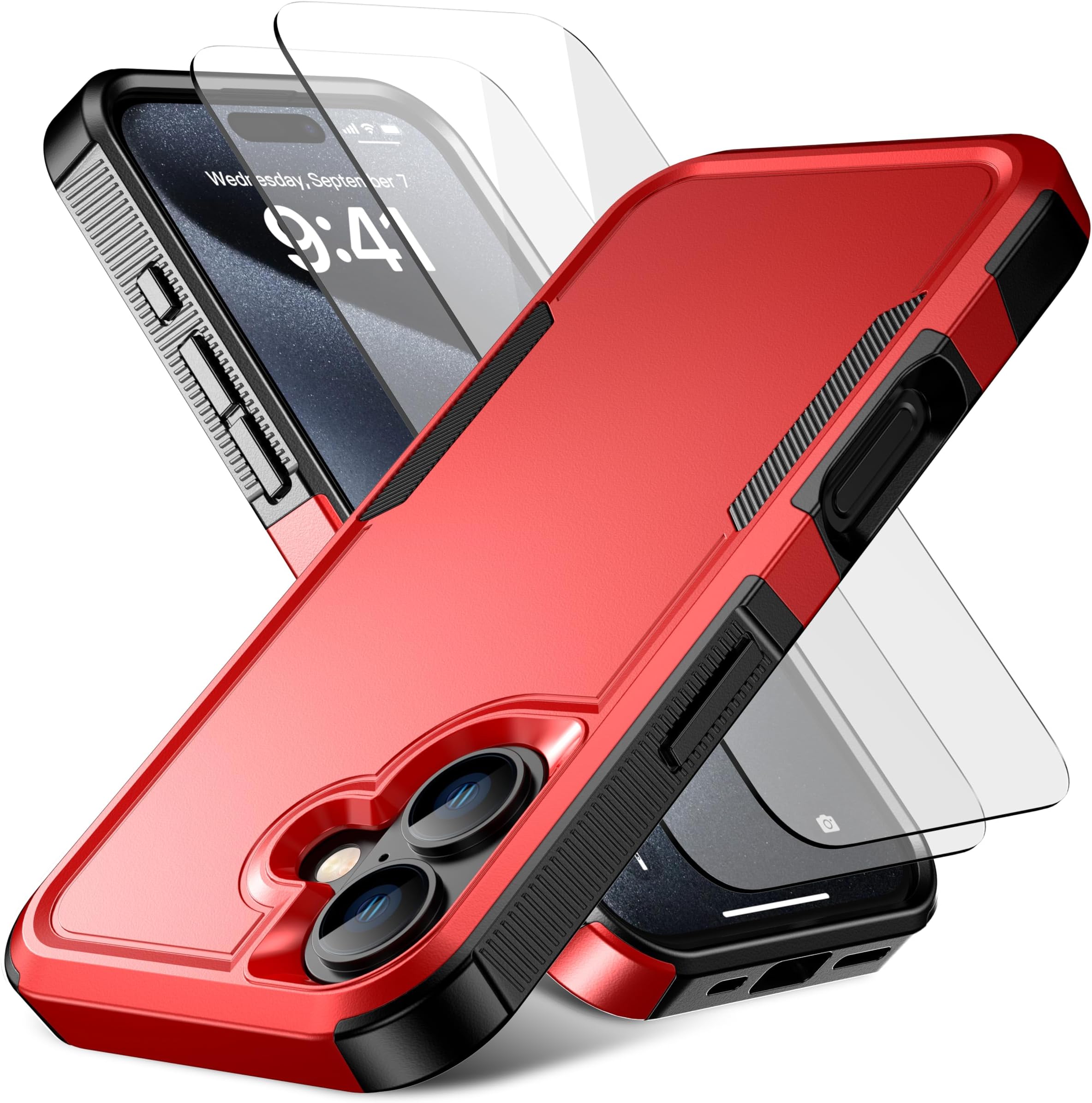 Amazon.com: RonShieh for iPhone 16 Case [Shockproof] [Dropproof] [Heavy ...