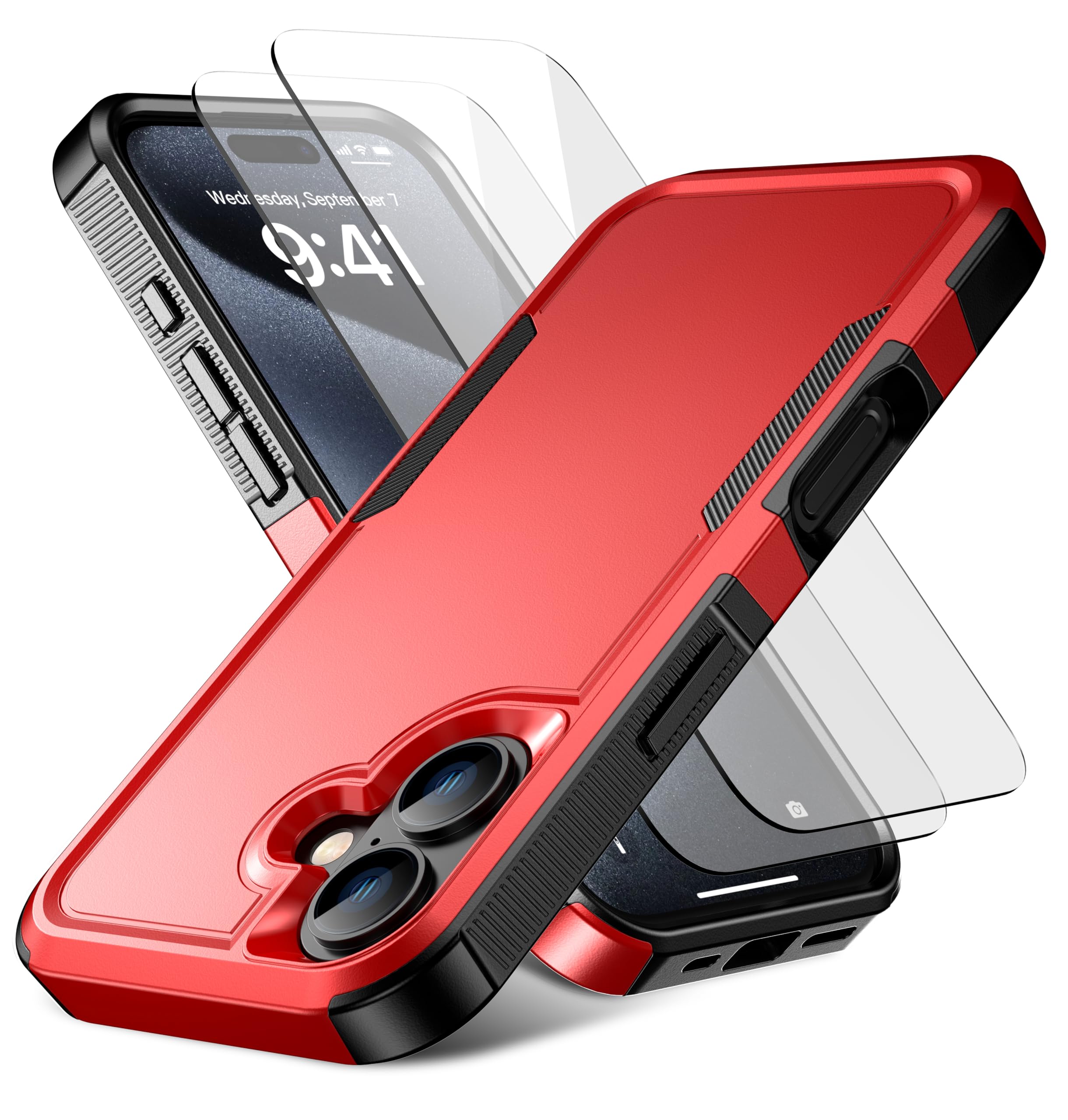 Amazon.com: RonShieh for iPhone 16 Case [Shockproof] [Dropproof] [Heavy ...
