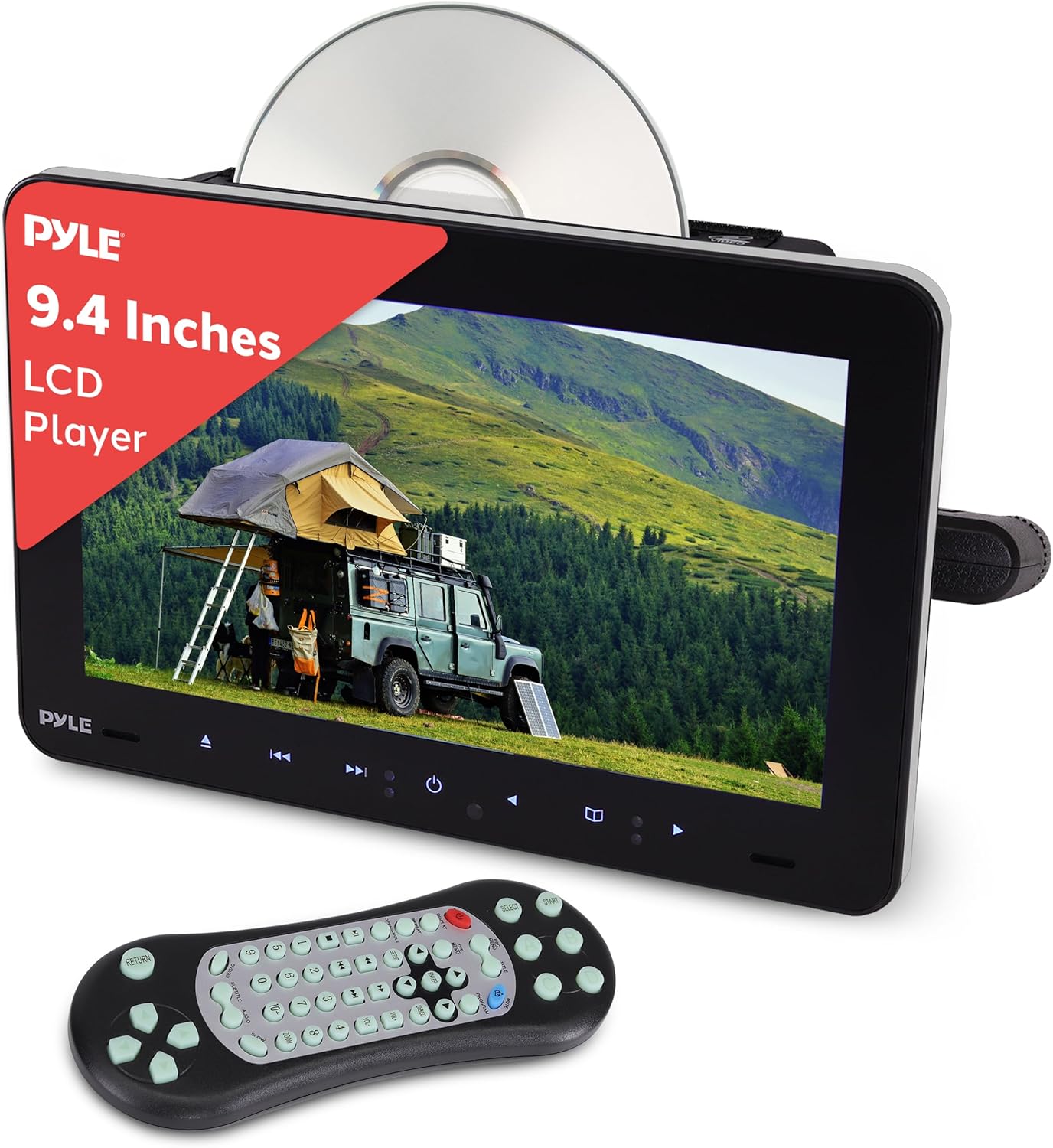 Amazon.com: Pyle Vehicle Headrest Mount Multimedia Disc Player - 9.4 ...