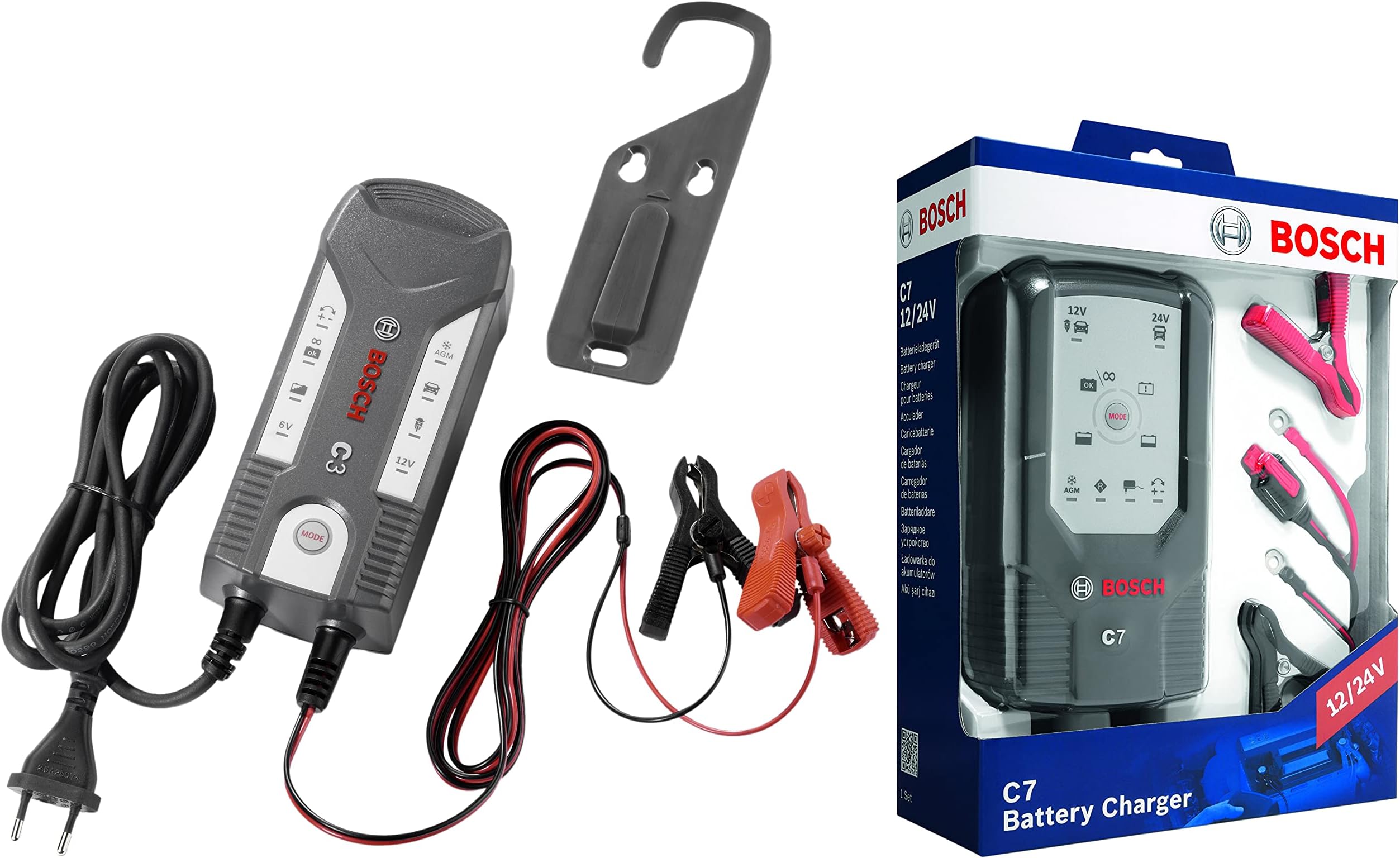 Bosch C7 Battery Charger with C3 Battery Charger Combo : Amazon.in ...
