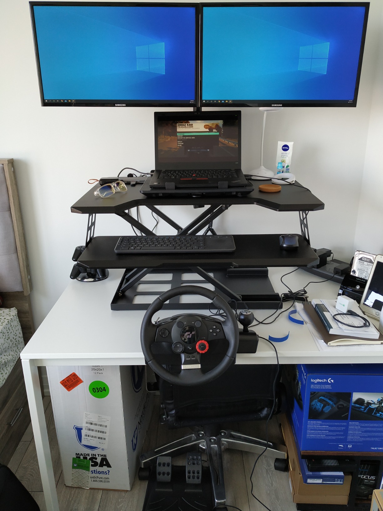 Omnihil Power Adapter compatible with Logitech Steering Wheels DriveFX ...