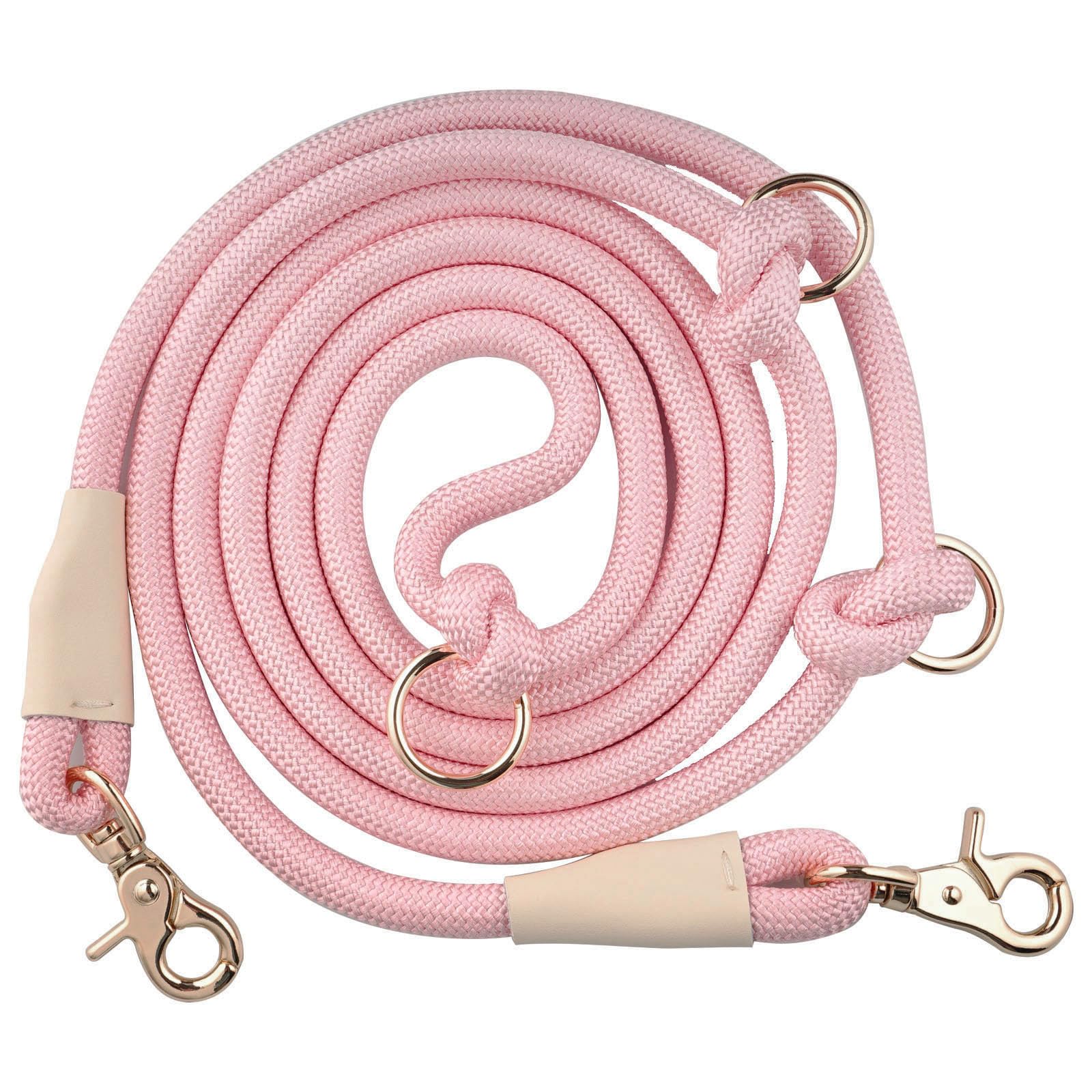Amazon.com : 8.5ft Hands Free Nylon Rope Dog Leash,Adjustable Crossbody ...
