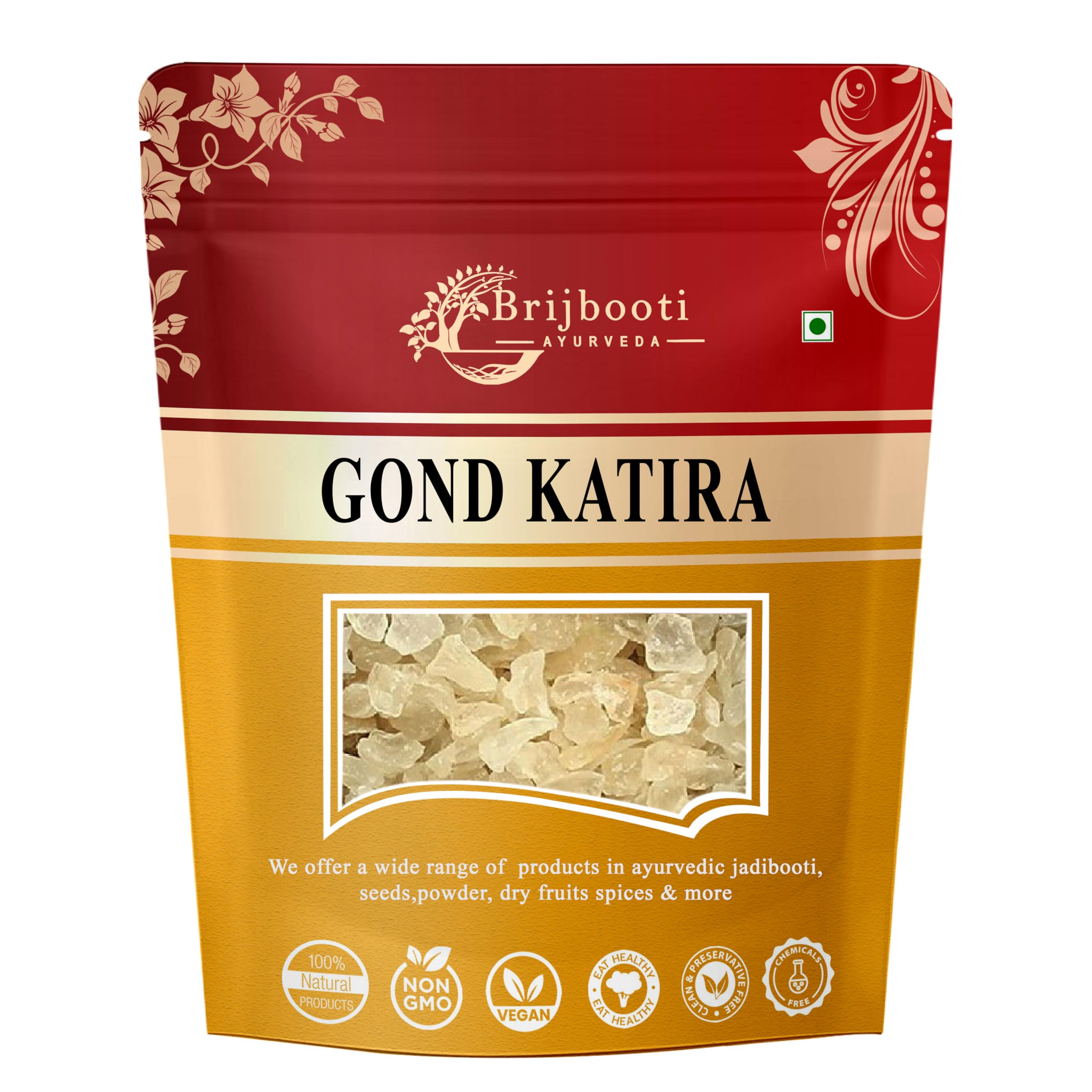 Birju Mahavir Gond Katira Pure Organic Edible Gum -(200 Gr ...