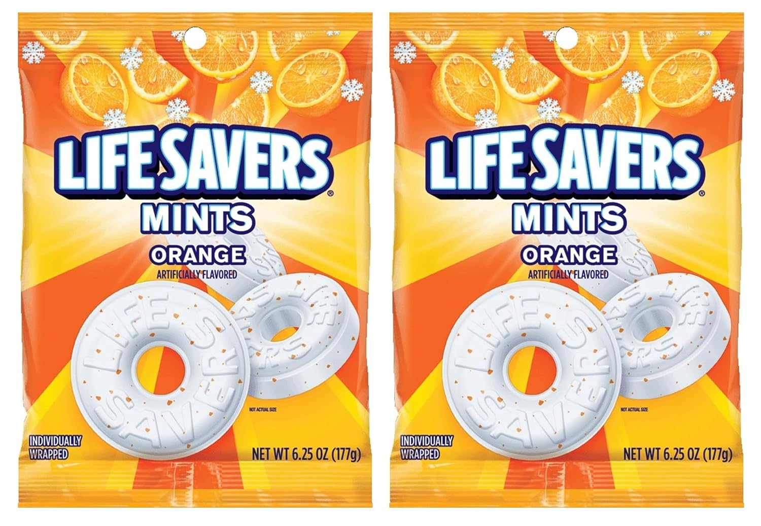 Amazon.com : Orange Mint Life Savers - Pack of 2 -Packaged By ...
