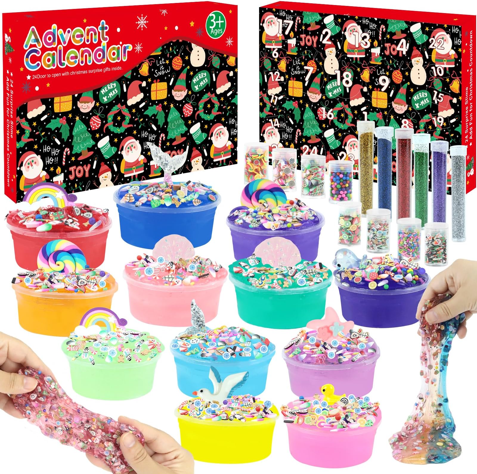 Slime Advent Calendar 2024 - Christmas Countdown Calendars 24 Days of ...