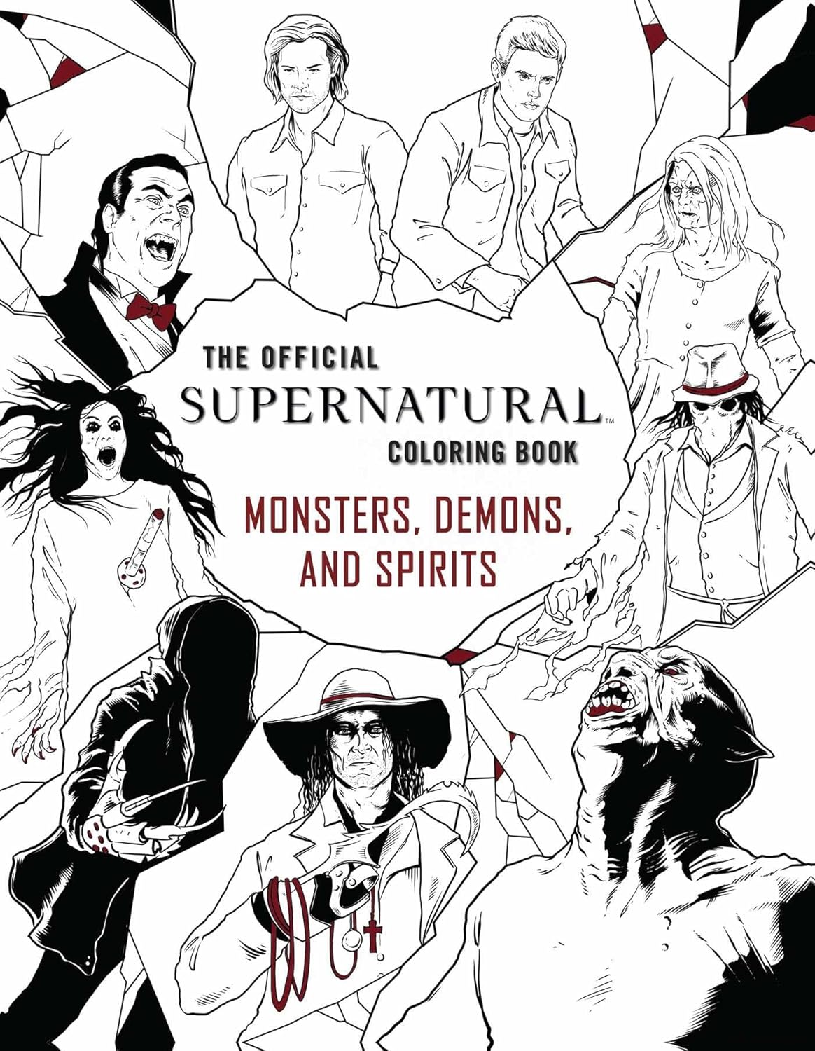 The Official Supernatural Coloring Book: Monsters, Demons, and Spirits ...
