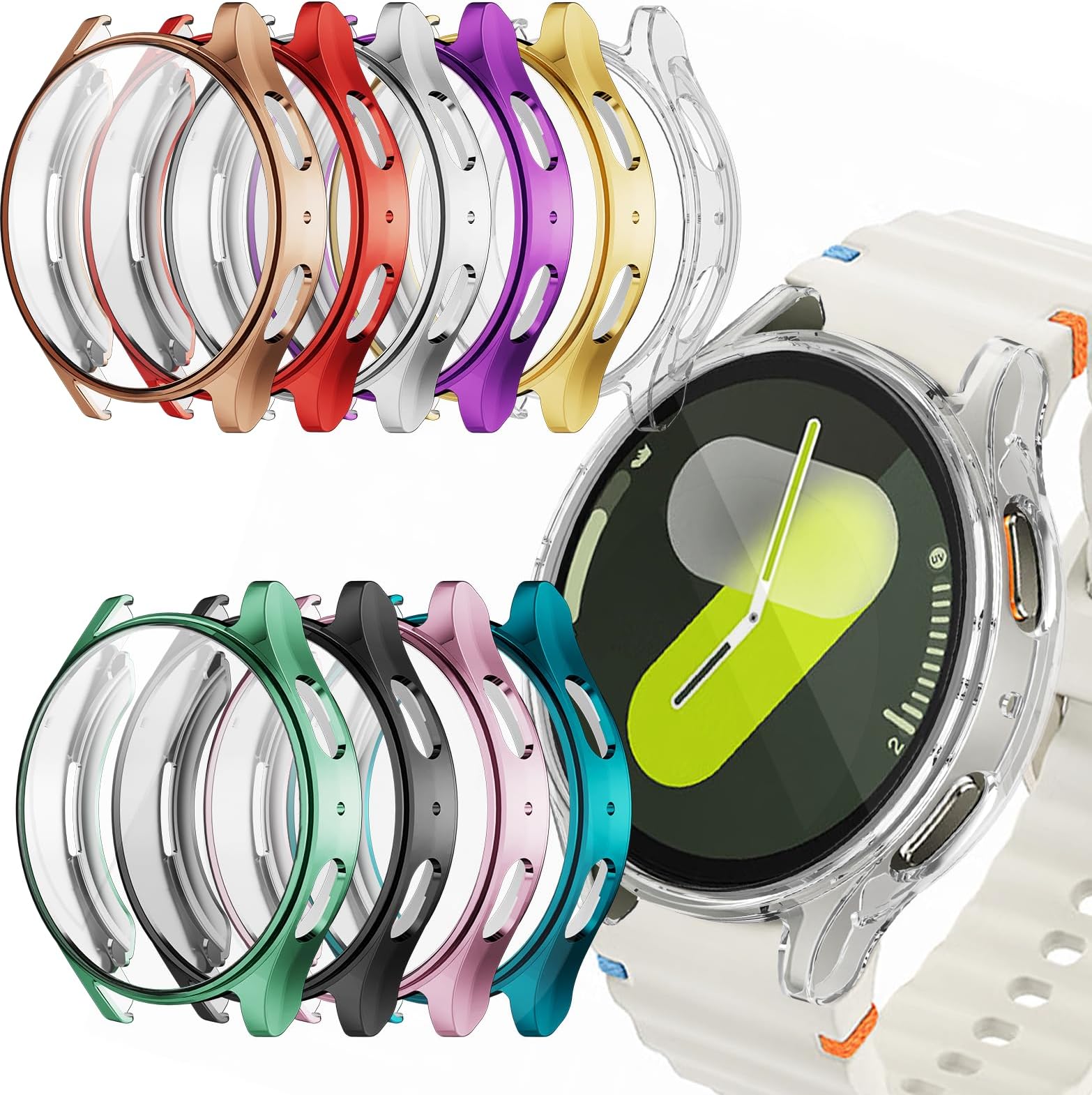 Amazon.com: [6-Pack] 40mm Face Cover Compatible with Samsung Galaxy ...