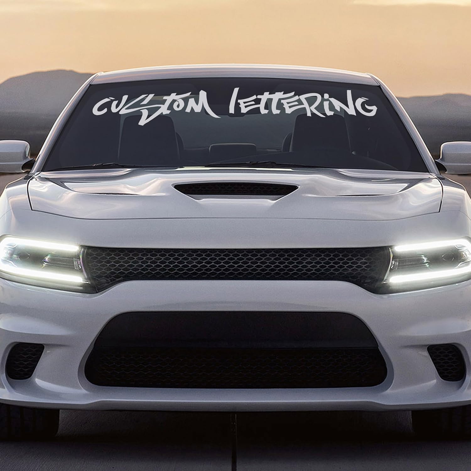 Amazon.com - Custom Windshield Decal - Personalized Text Decals for ...