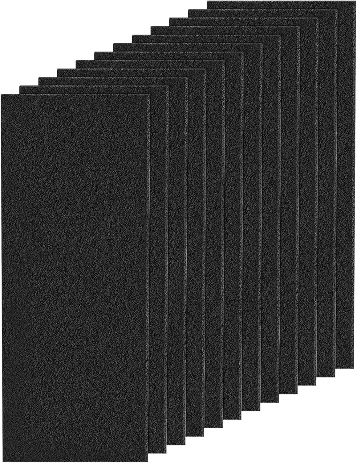 12-Pack Vent Filters with Activated Carbon, 4"x10" Air Vent Filters ...