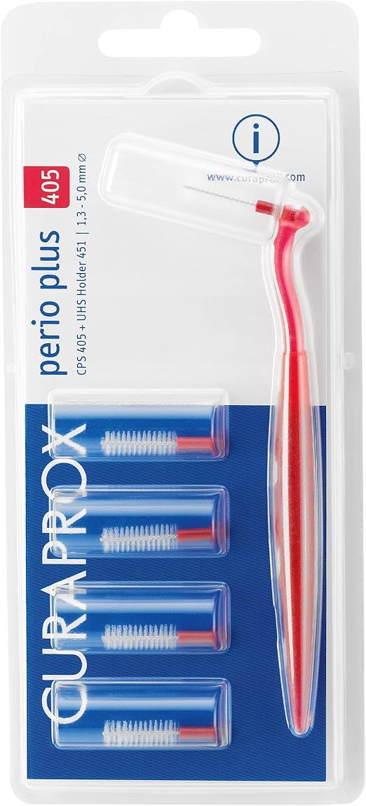 Curaprox Interdentalbürsten CPS 405 perio plus, Set aus 5 Bürsten Größe ...