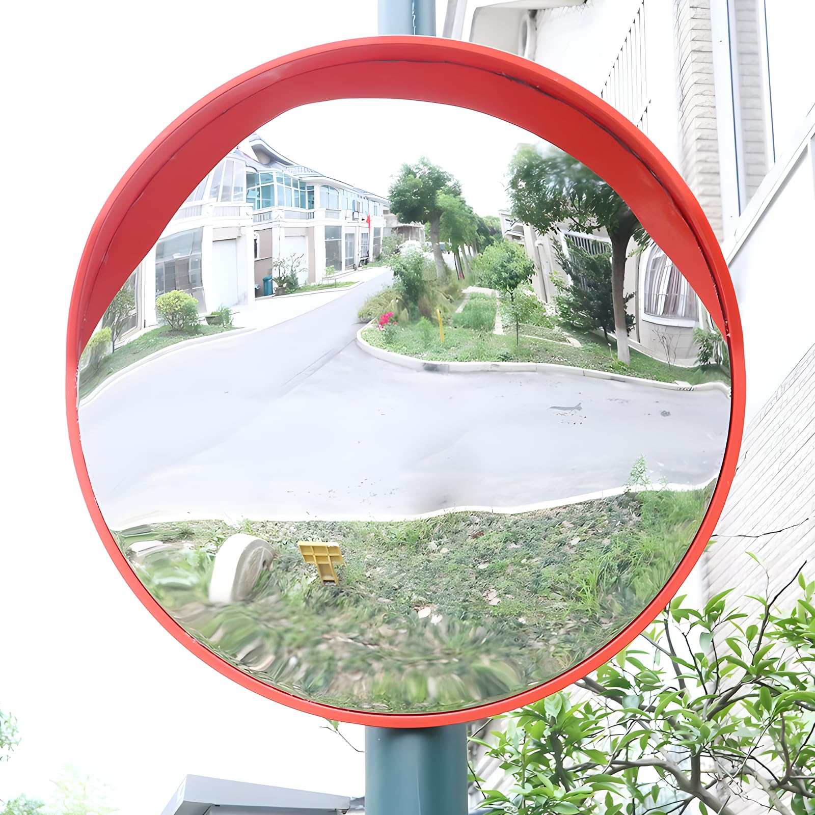 Convex mirror, 18-inch round inner mirror 160Â° adjustable wide angle ...