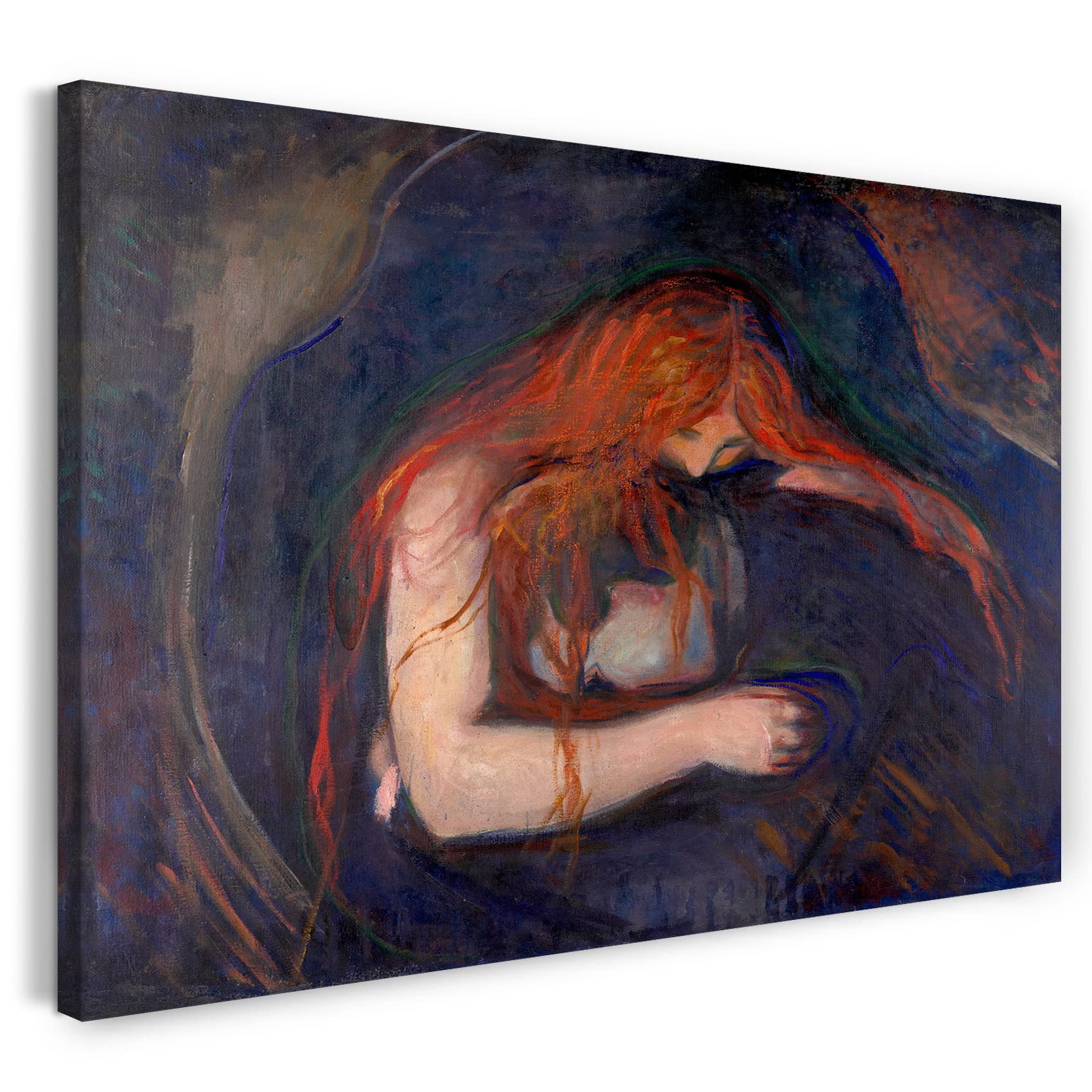 Edvard Munch Vampire Vampire II By Edvard Munch Artvee