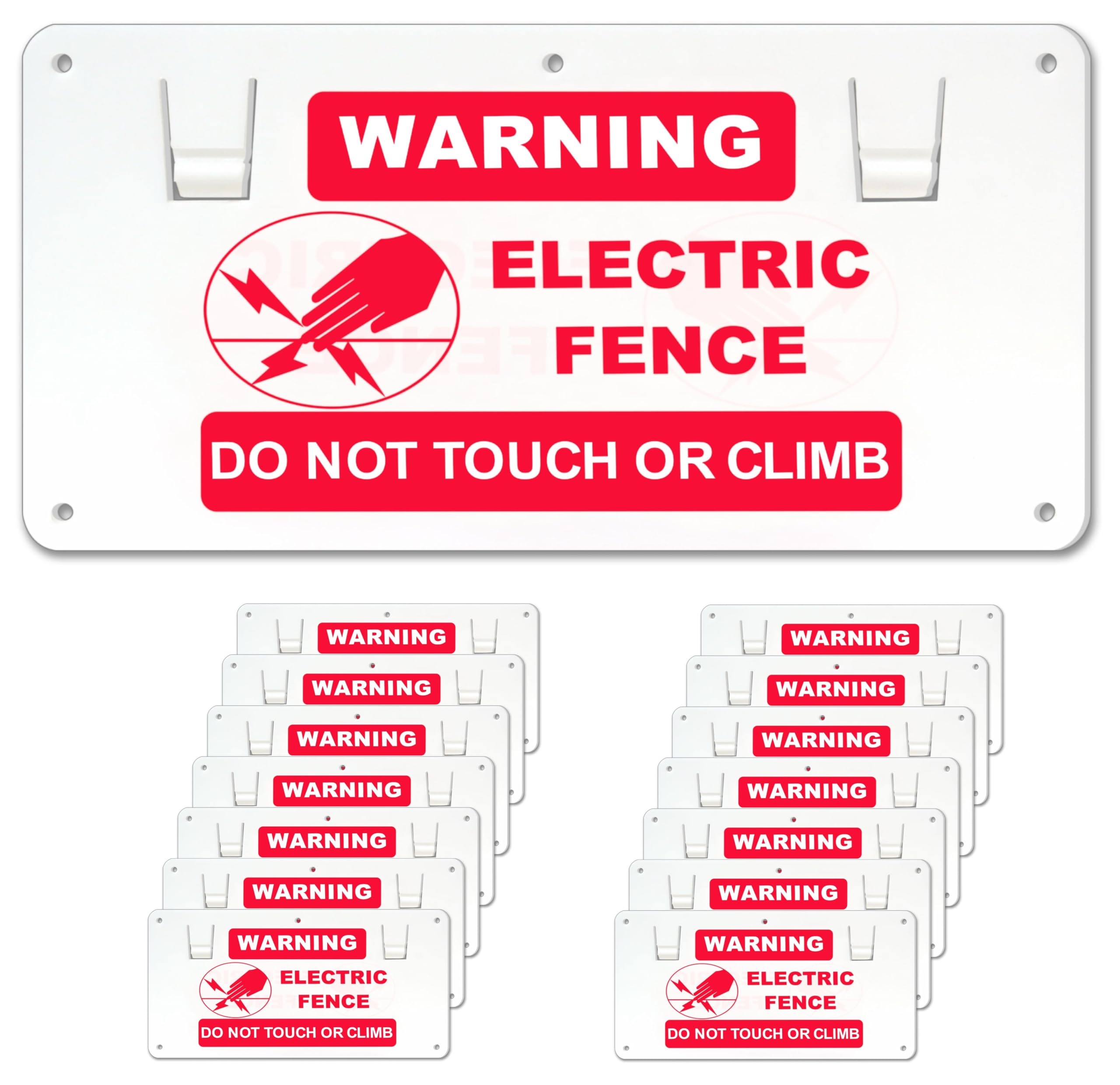 Amazon.com: RiteFENCE Electric Fence Sign, 15 Pcs Electric Fence ...