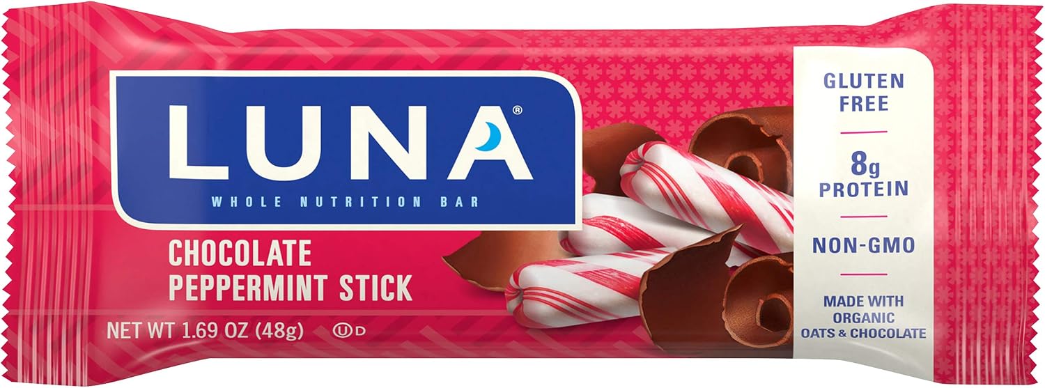 Amazon.com: LUNA BAR - Gluten Free Snack Bars - Chocolate Peppermint ...