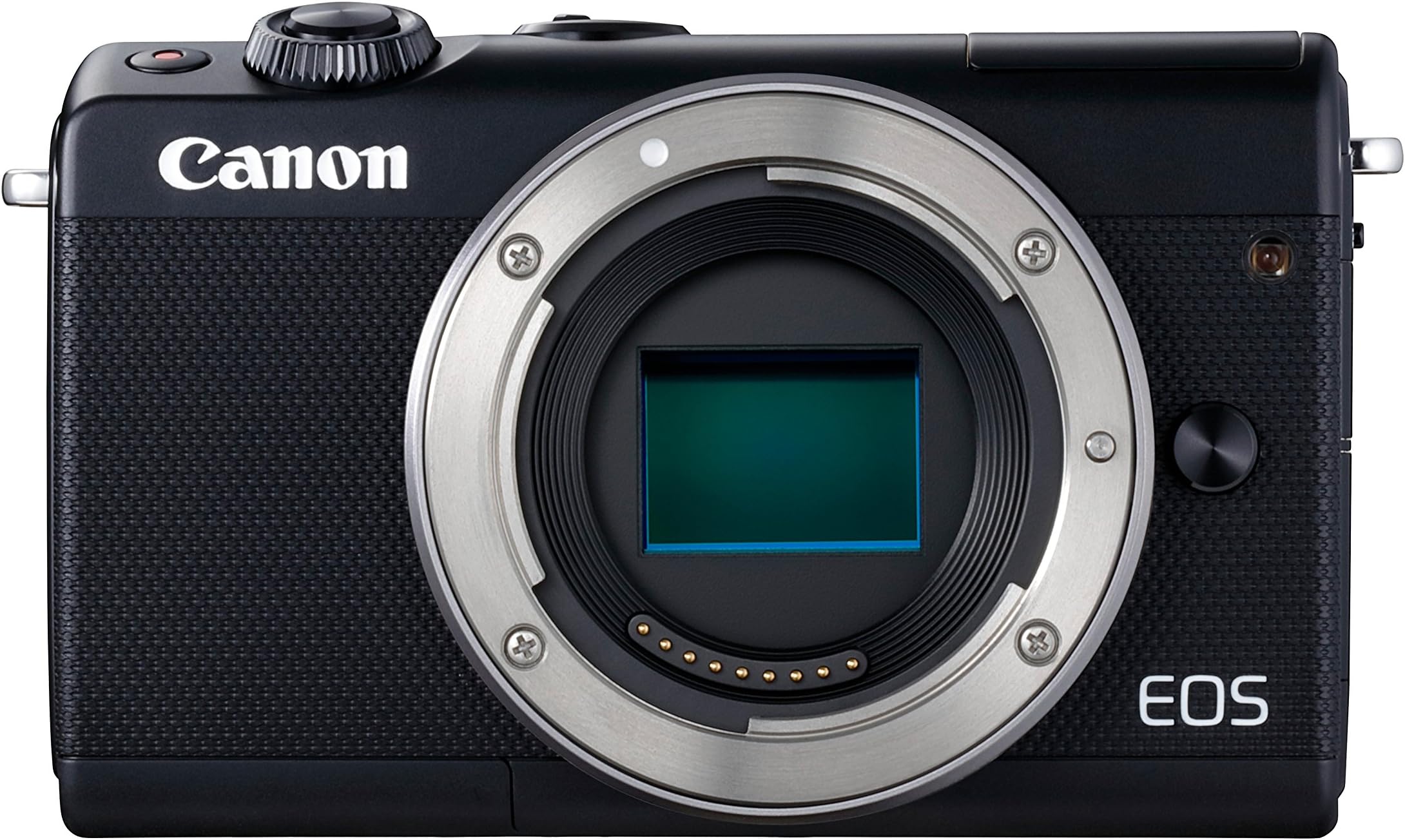 Canon EOS M100 Gehäuse Systemkamera (24,2MP, 7,5cm Display, WLAN, NFC ...
