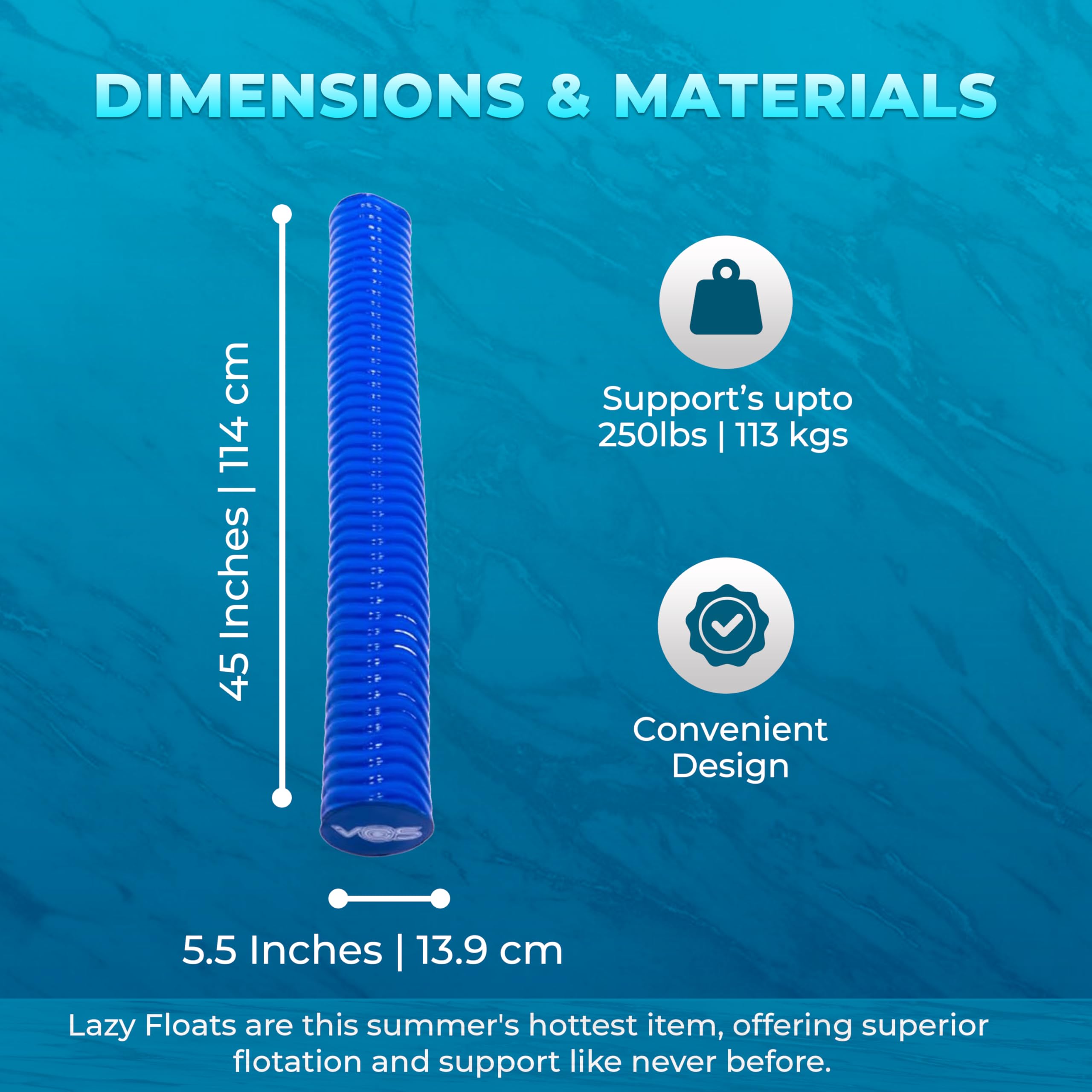 Snapklik.com : Mega Noodle Premium Foam Pool Noodles For Swimming ...
