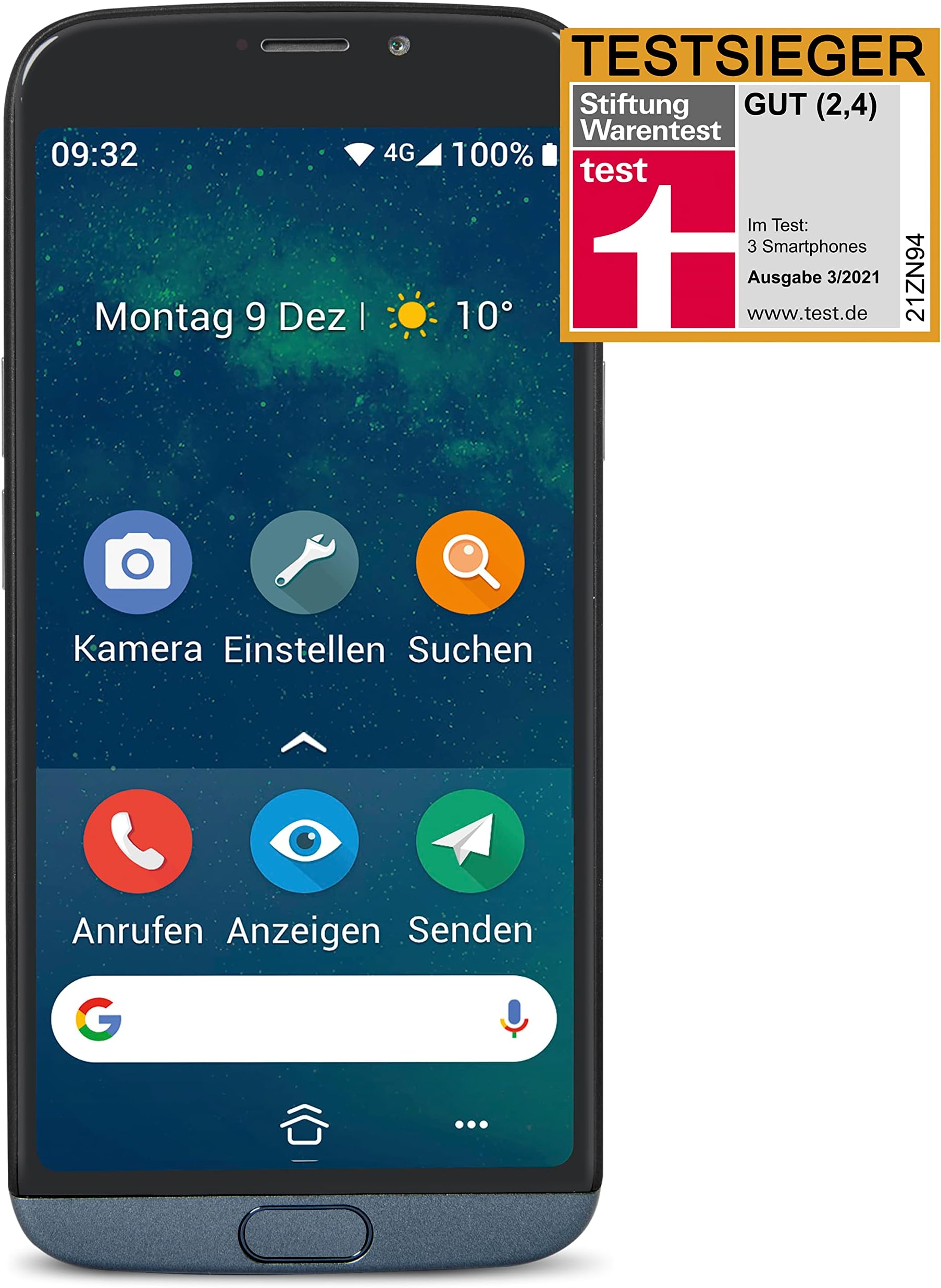 Doro 8035 (Unlocked) 16GB, 5MP Camera, 5'' Display, GPS, Smart Phone ...