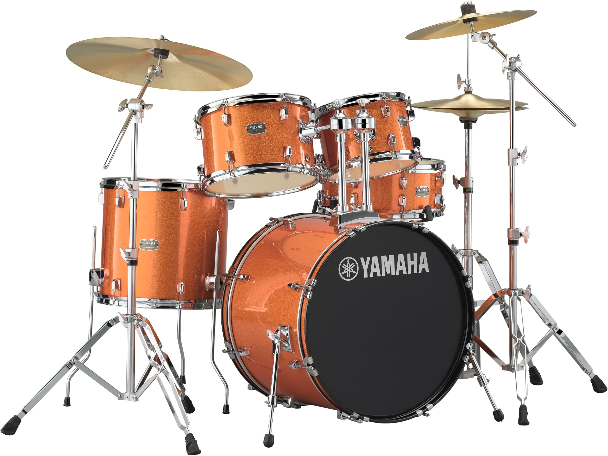 Amazon.com: Yamaha Rydeen 5-Piece Drum Set With 20" Bass Drum, Floor ...