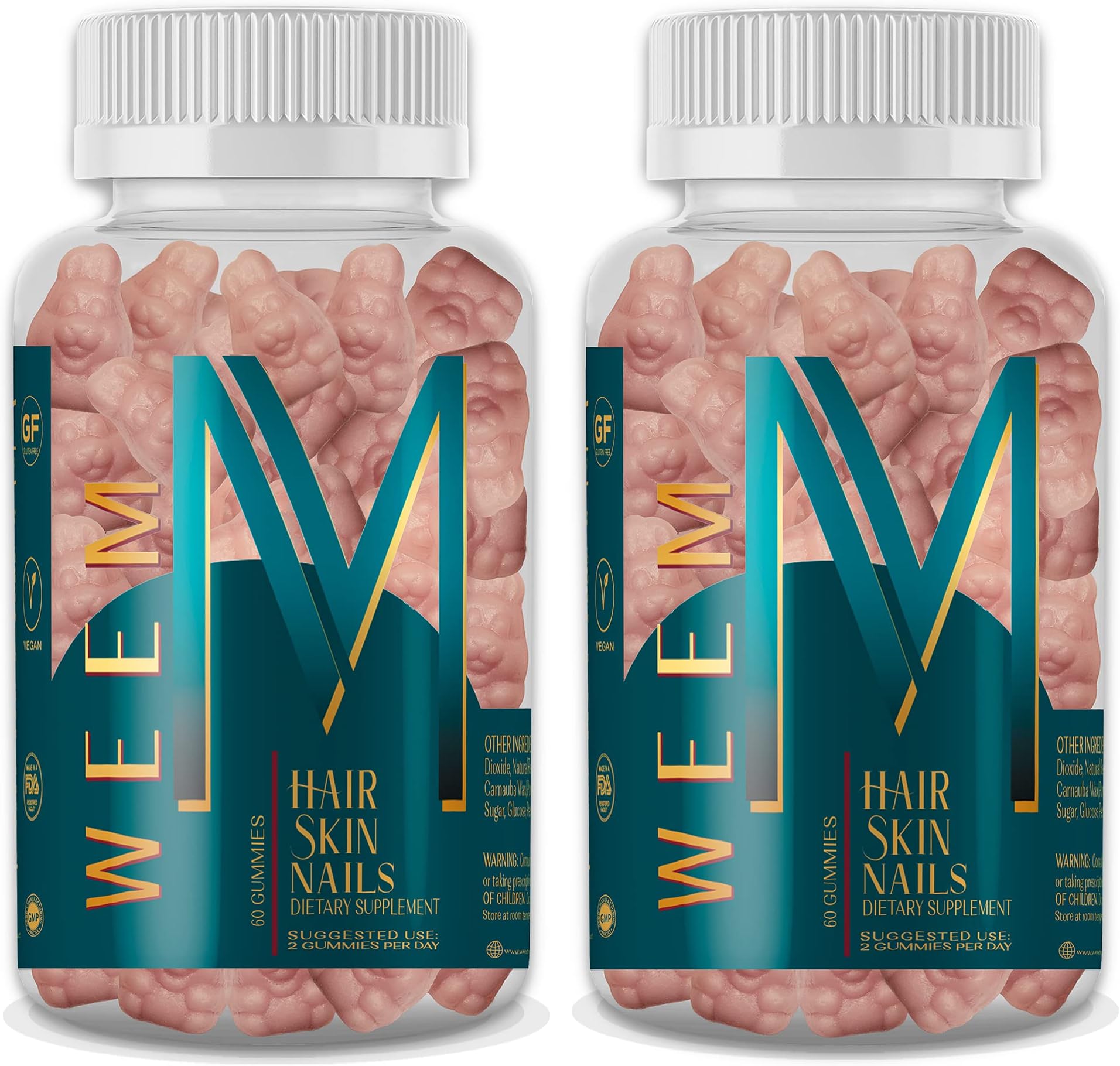 Amazon.com: HUM Hair Strong - Daily Gummies with Biotin to Improve Hair ...