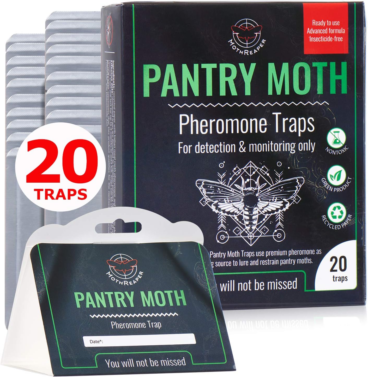 Amazon.com : Dr. Killigan's Premium Double Potent Pantry Moth Traps ...