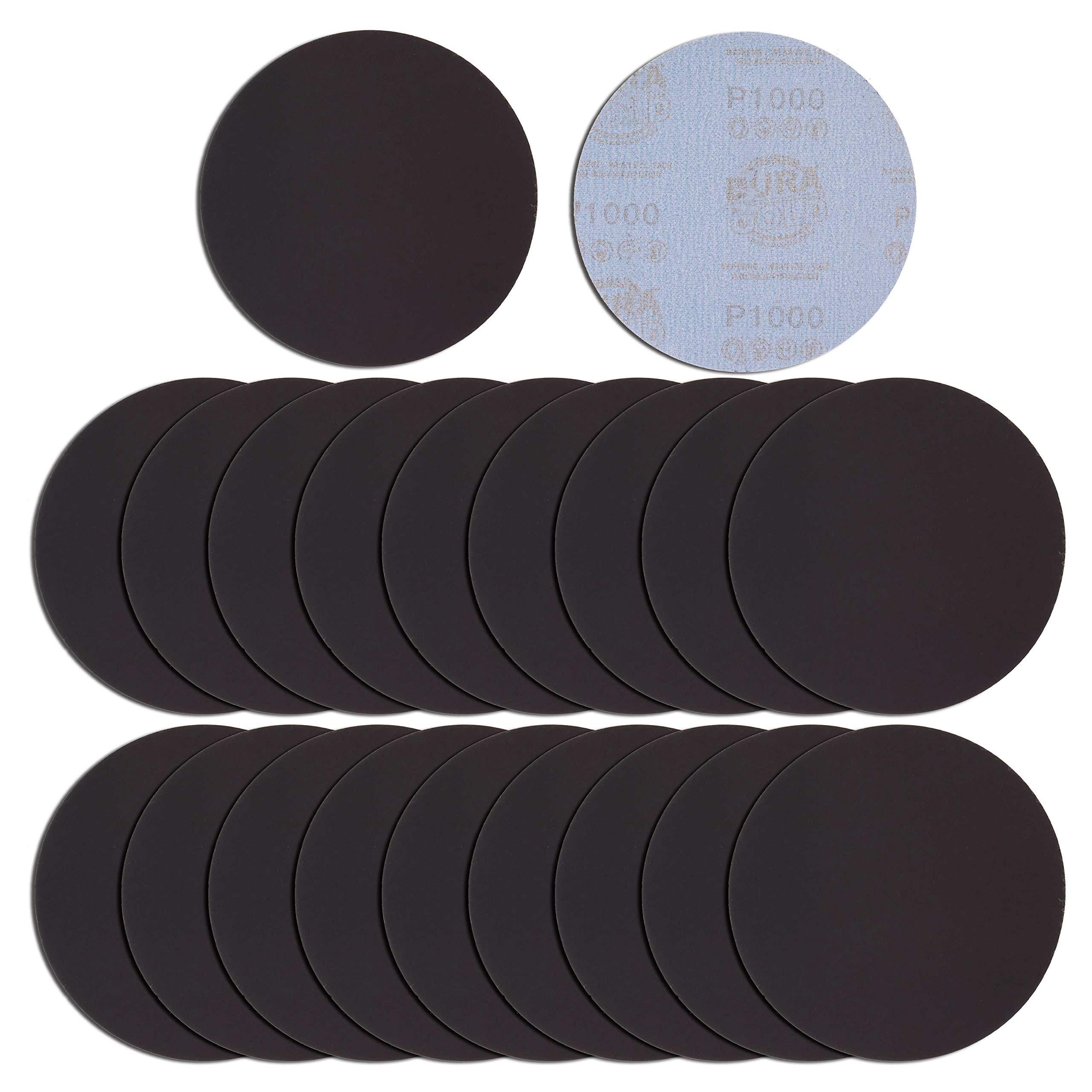 Dura-Gold Premium 6" Wet or Dry Sanding Discs - 1000 Grit, Box of 20 ...