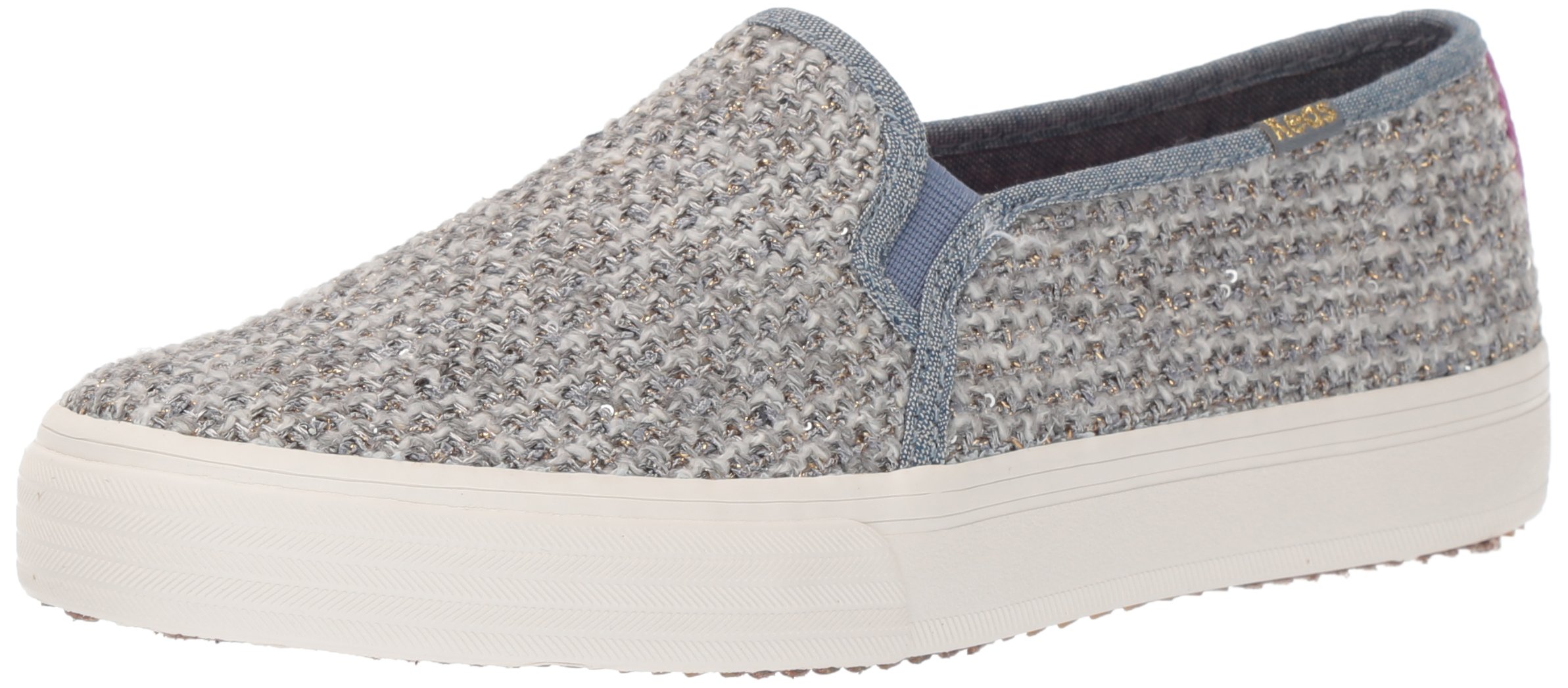 Amazon.com | Keds Women's Double Decker Sequin Knit Fashion Sneaker ...