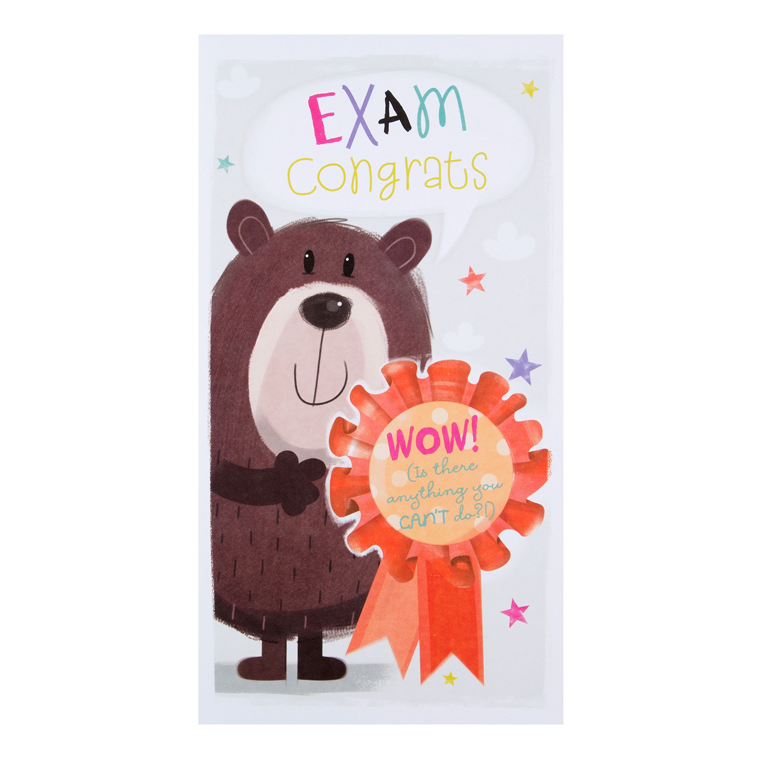 Hallmark Exam Congratulation Card "Well Done" - Medium Slim [Old Model ...