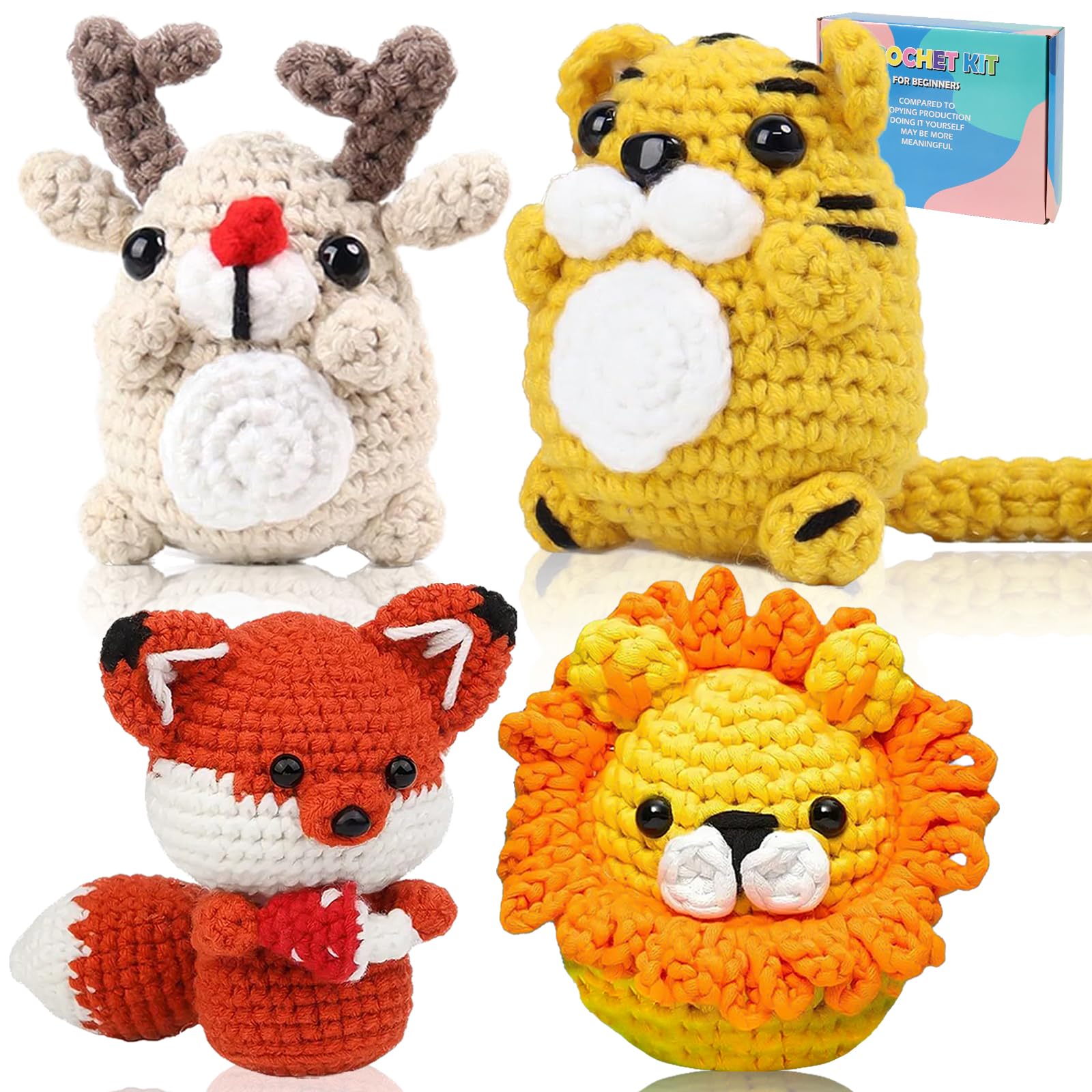 Snapklik.com : Crochet Kit For Beginners Adults, Crocheting Animal Kits ...