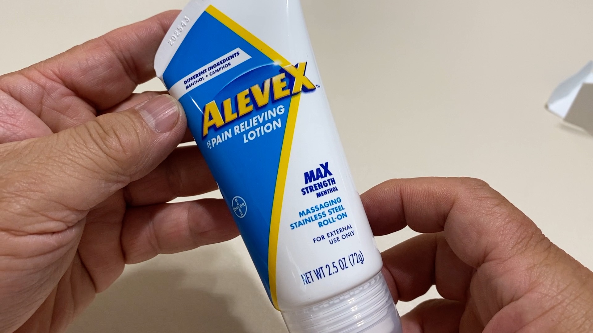Watch Aleve X Pain Relieving Lotion with Rollerball Applicator, Topical ...
