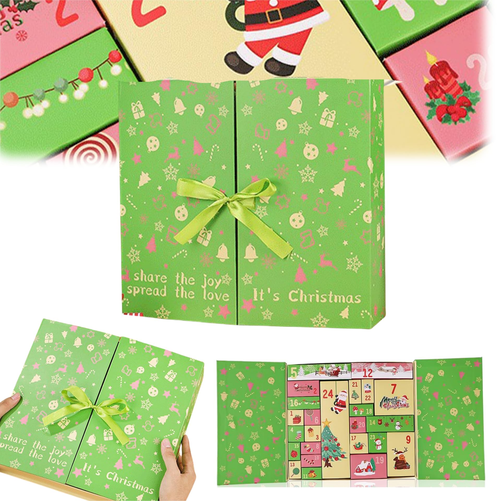 Amazon.com: Empty Advent Calendars To Fill,24 Empty Advent Calendar ...