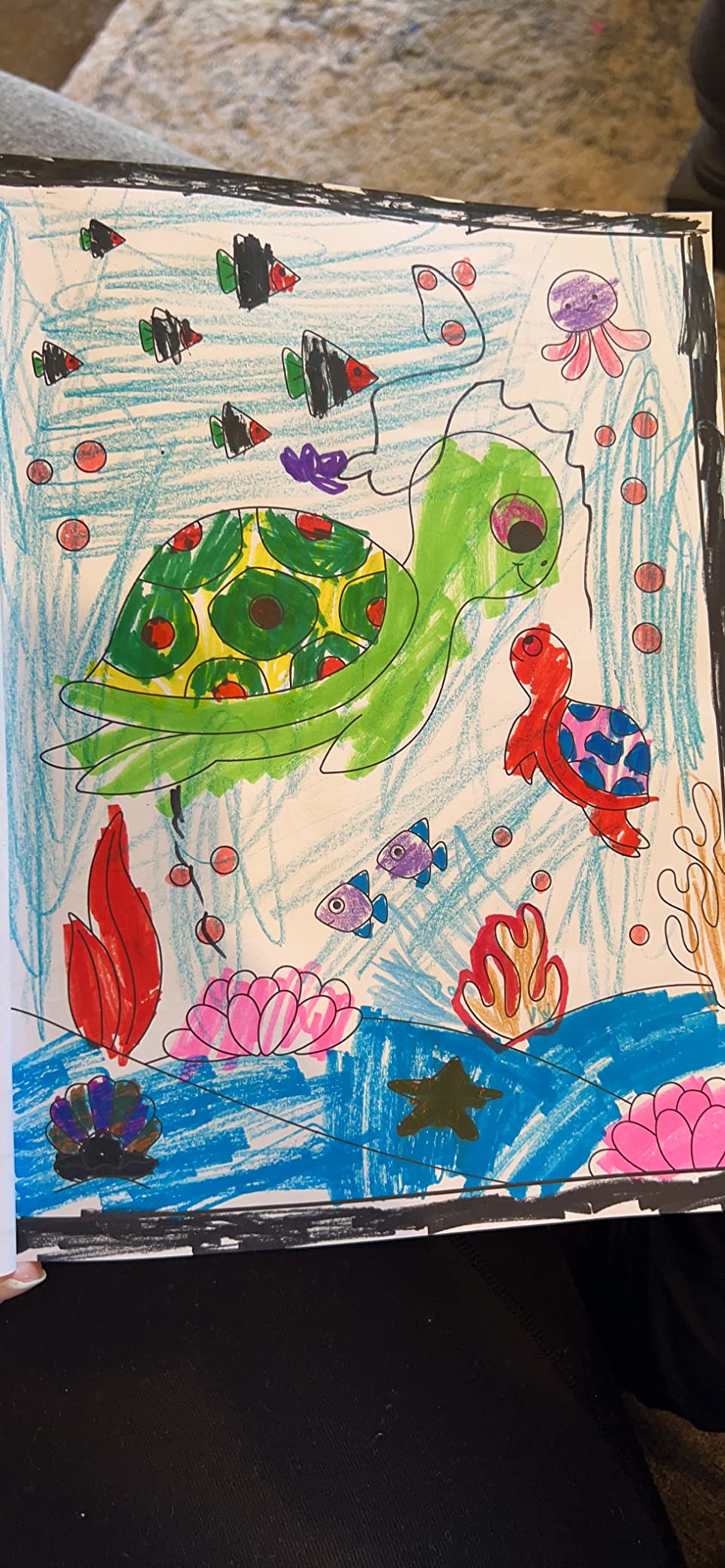 Ocean Coloring Book: An Under the Sea Coloring Book with Cute Sea Life ...