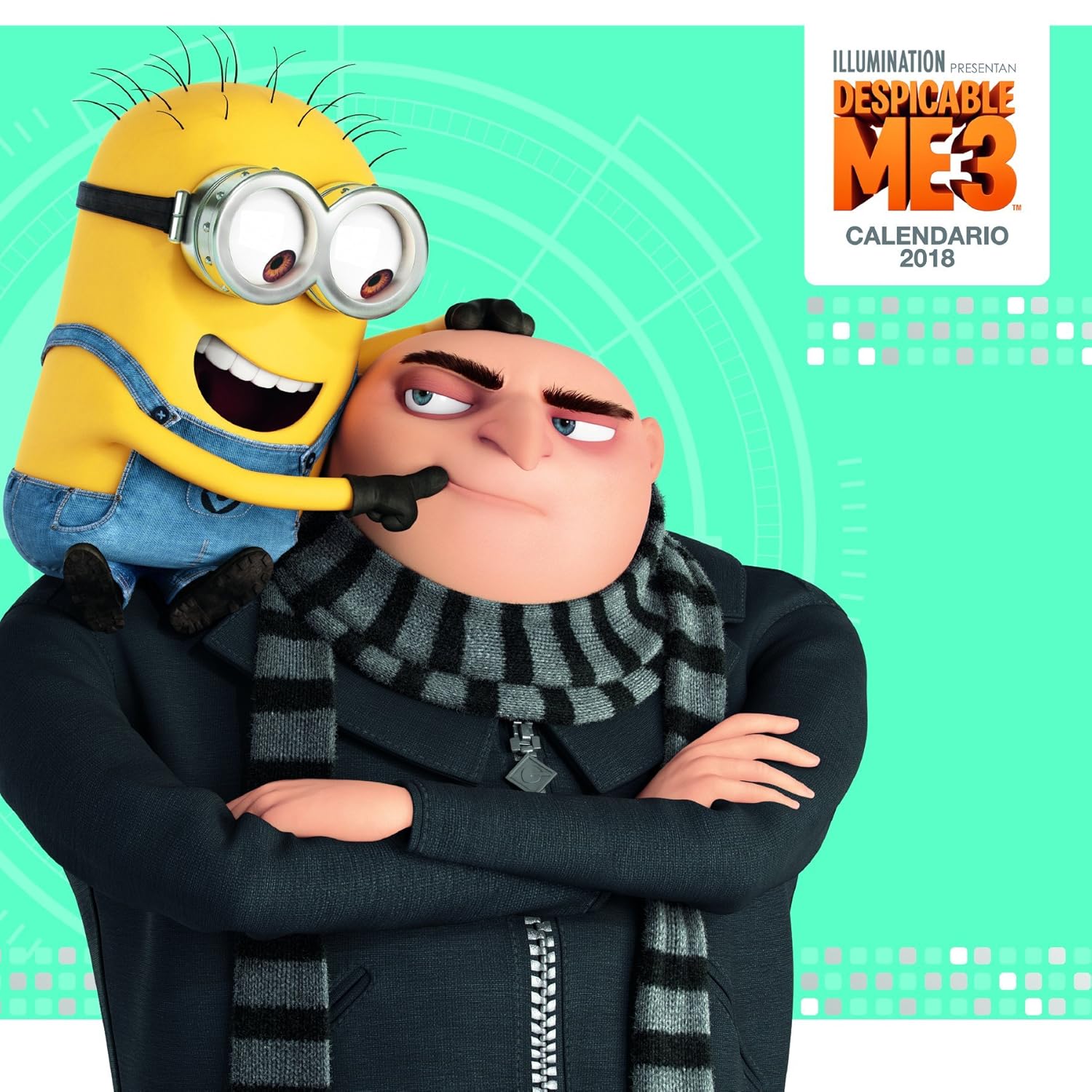 Despicable Me 3 Wall Calendar(Spanish Edition): Trends International ...