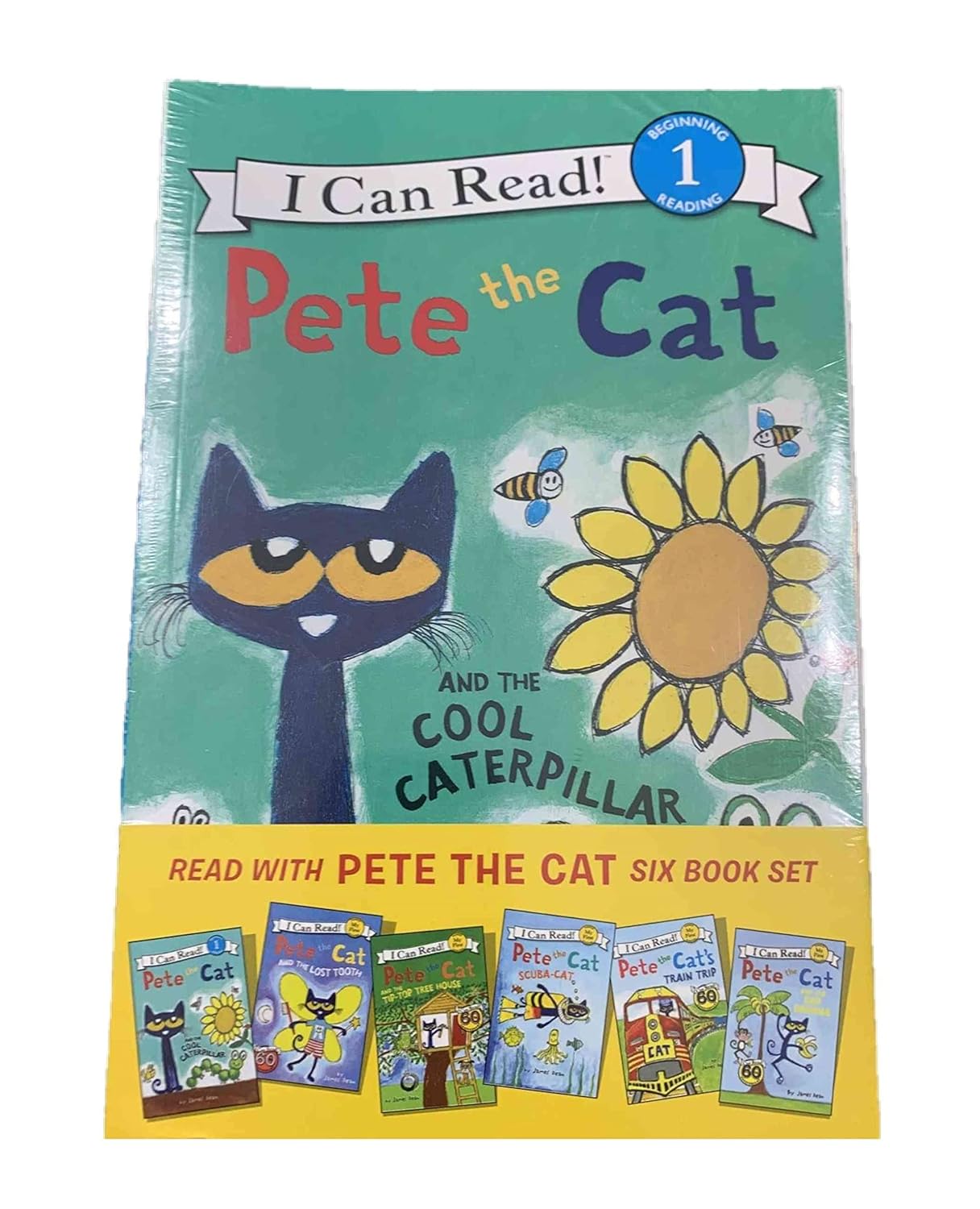 Pete the Cat 6 book set - level 1 beginning - Pete the Cat and the Cool ...