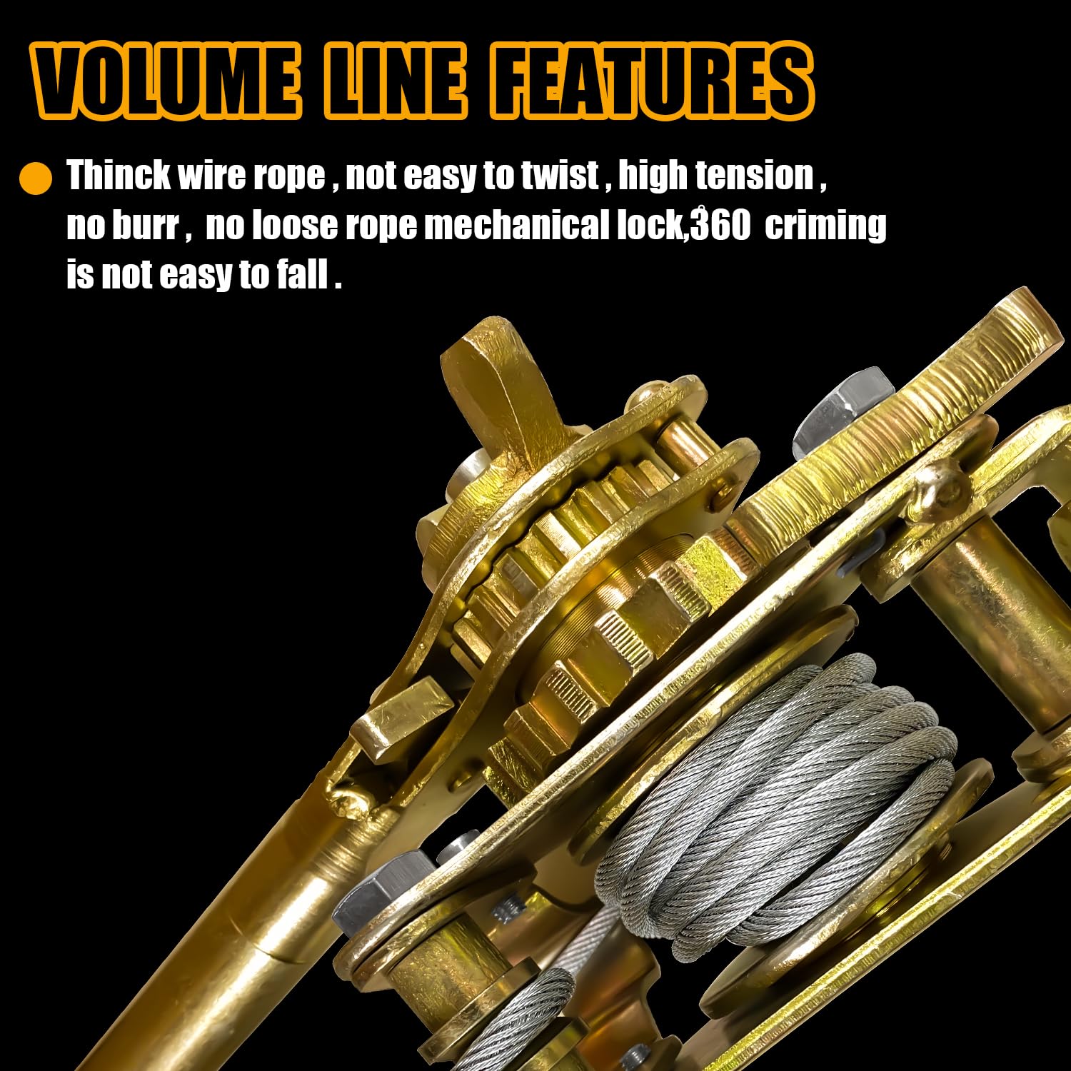 Snapklik.com : FITHOIST Come Along 2 Ton Enhanced 10FT Double Cable(5 ...