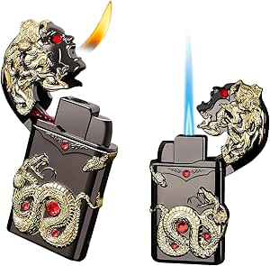 Amazon.com: Cool Lighter Jet Windproof & Soft Flame 2-in-1 Torch ...